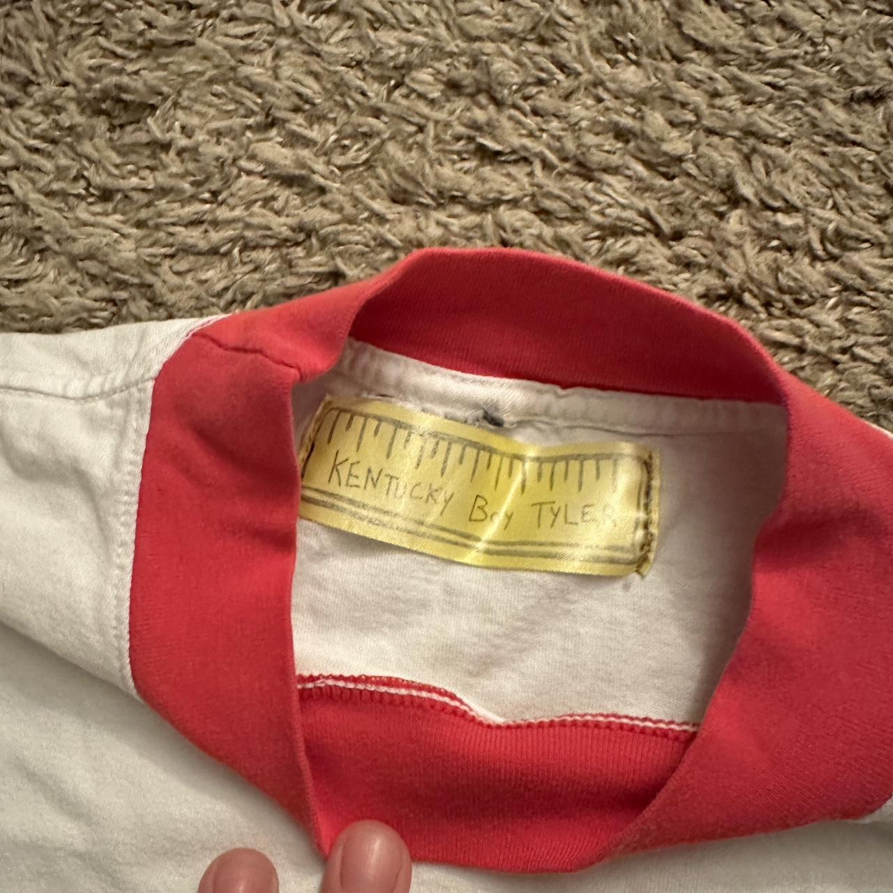 Kentucky Boy Tyler folk spell out tee large but... - Depop