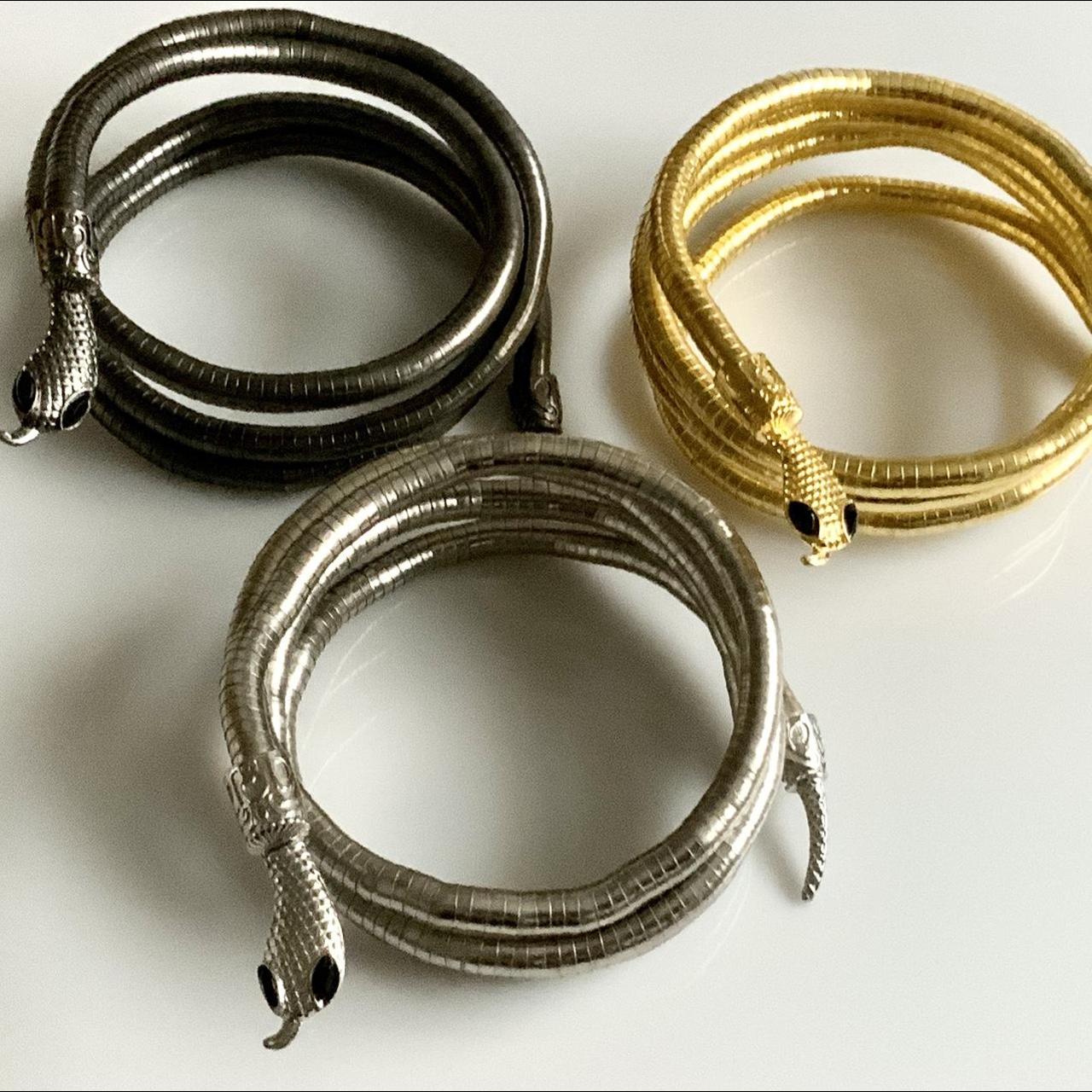 Women's Punk Bendable Snake Necklace Bracelet Hair... | Depop