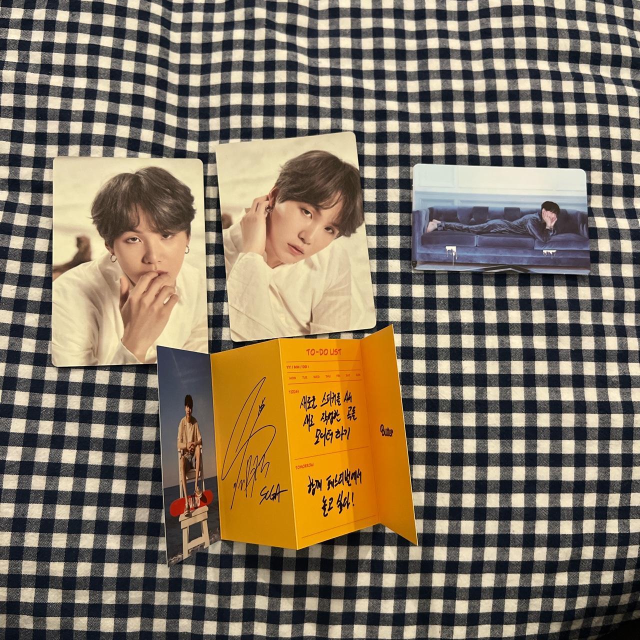 SHIPS JAN 2025 Official BTS SUGA photocard set... - Depop