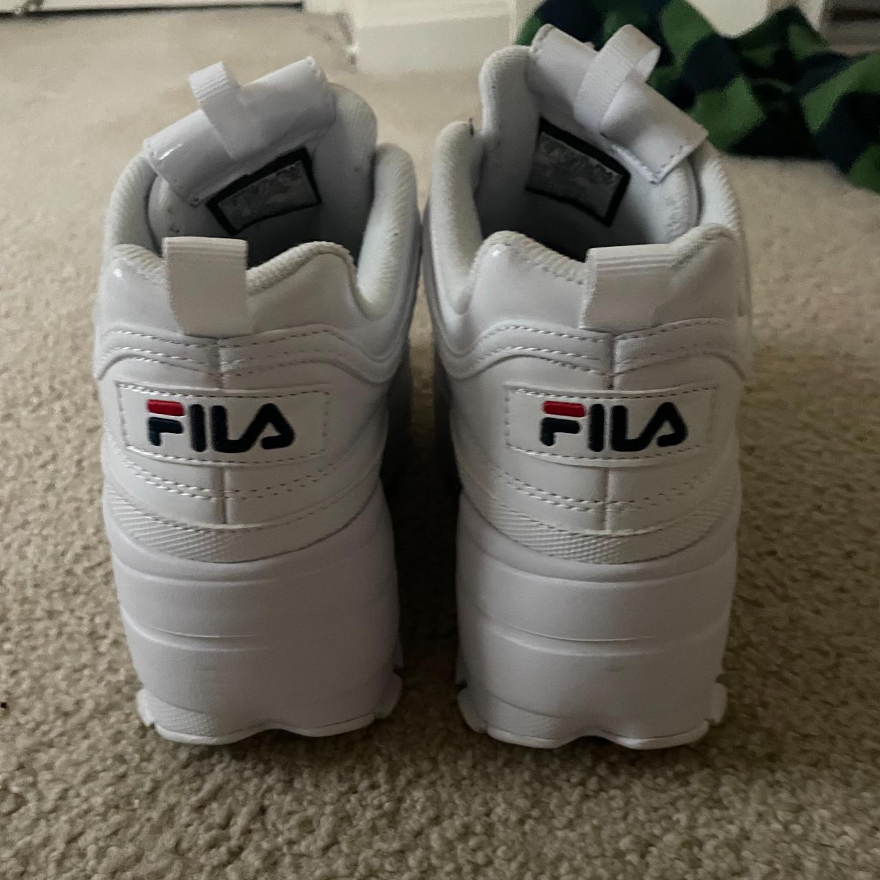 Fila Men's White Trainers | Depop