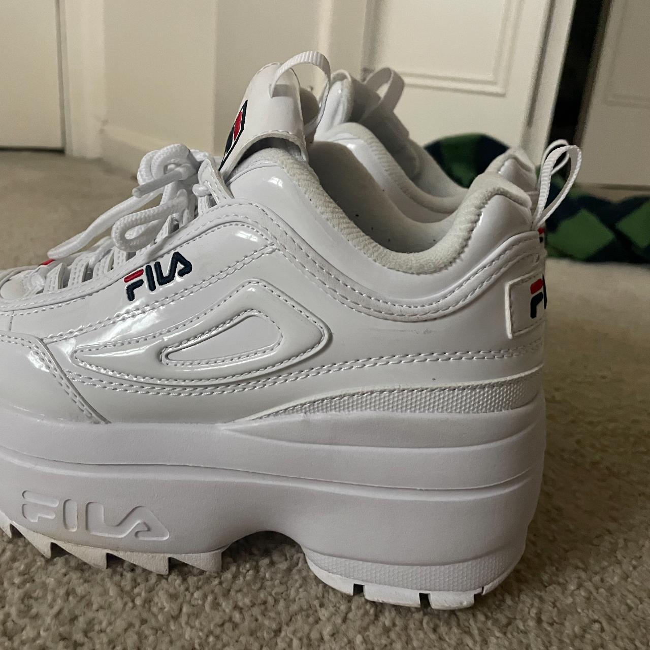 Fila Men's White Trainers | Depop