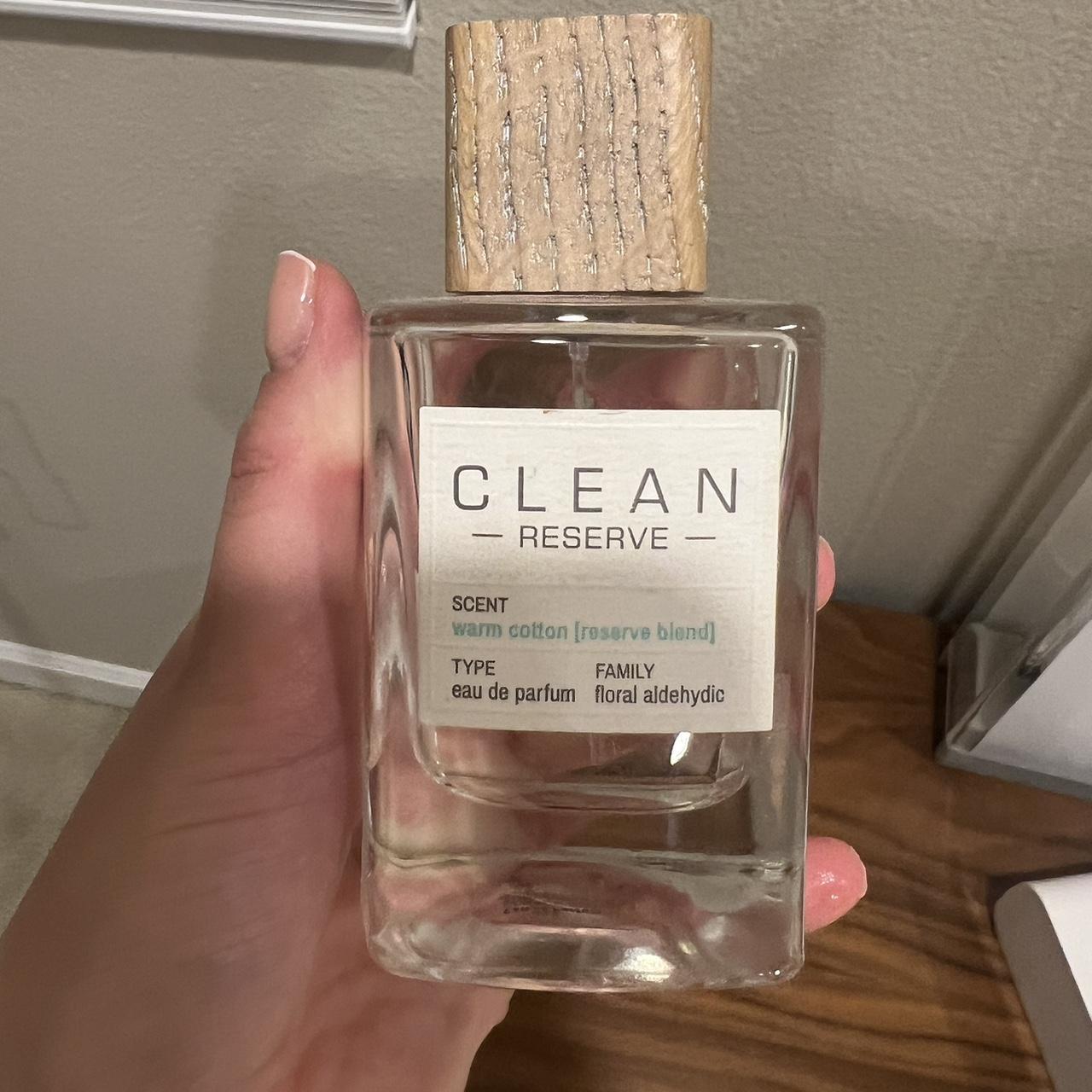 Clean reserve warm cotton perfume, pretty much full... - Depop