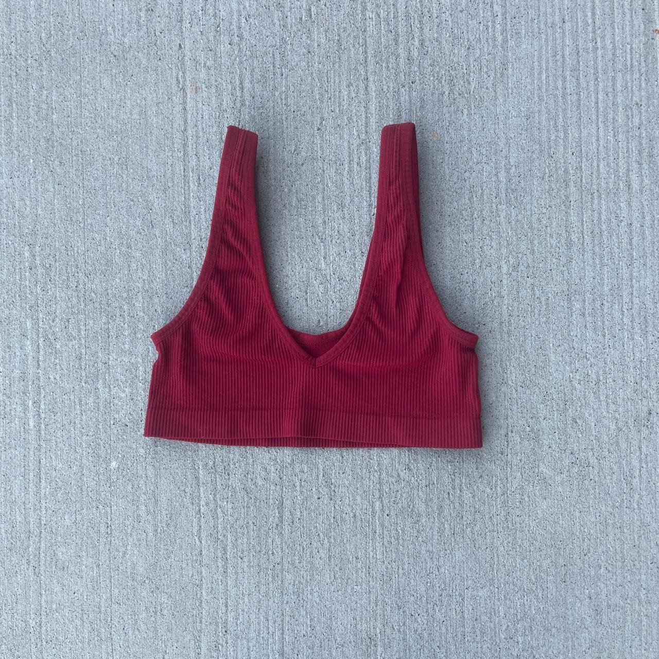 Colsie red workout bralette from Target Work maybe... - Depop