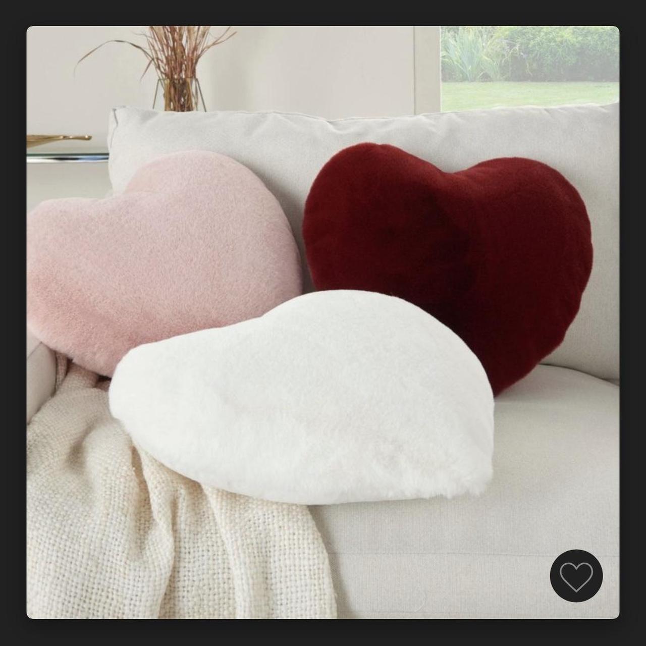 very soft, red heart pillow from target these... - Depop