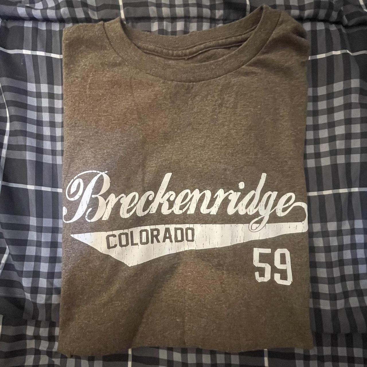 large brown vintage tee - Depop