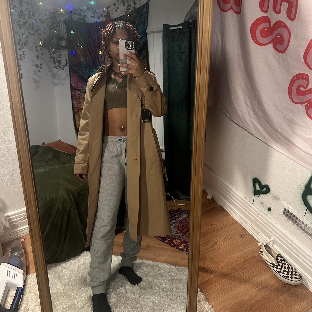 Massimo Dutti long trench coat new with tags please... - Depop