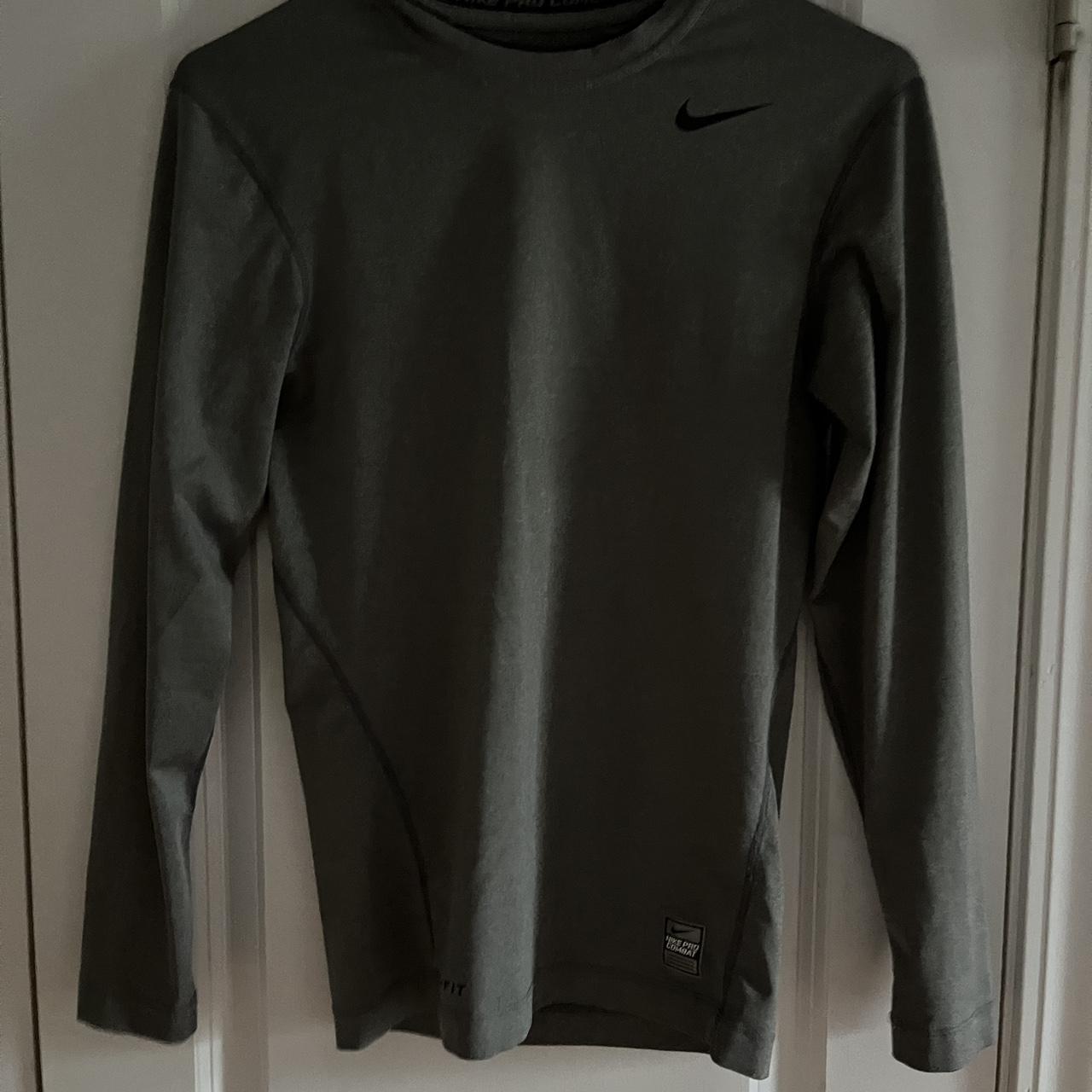 tight, compression, grey bike long sleeve - Depop