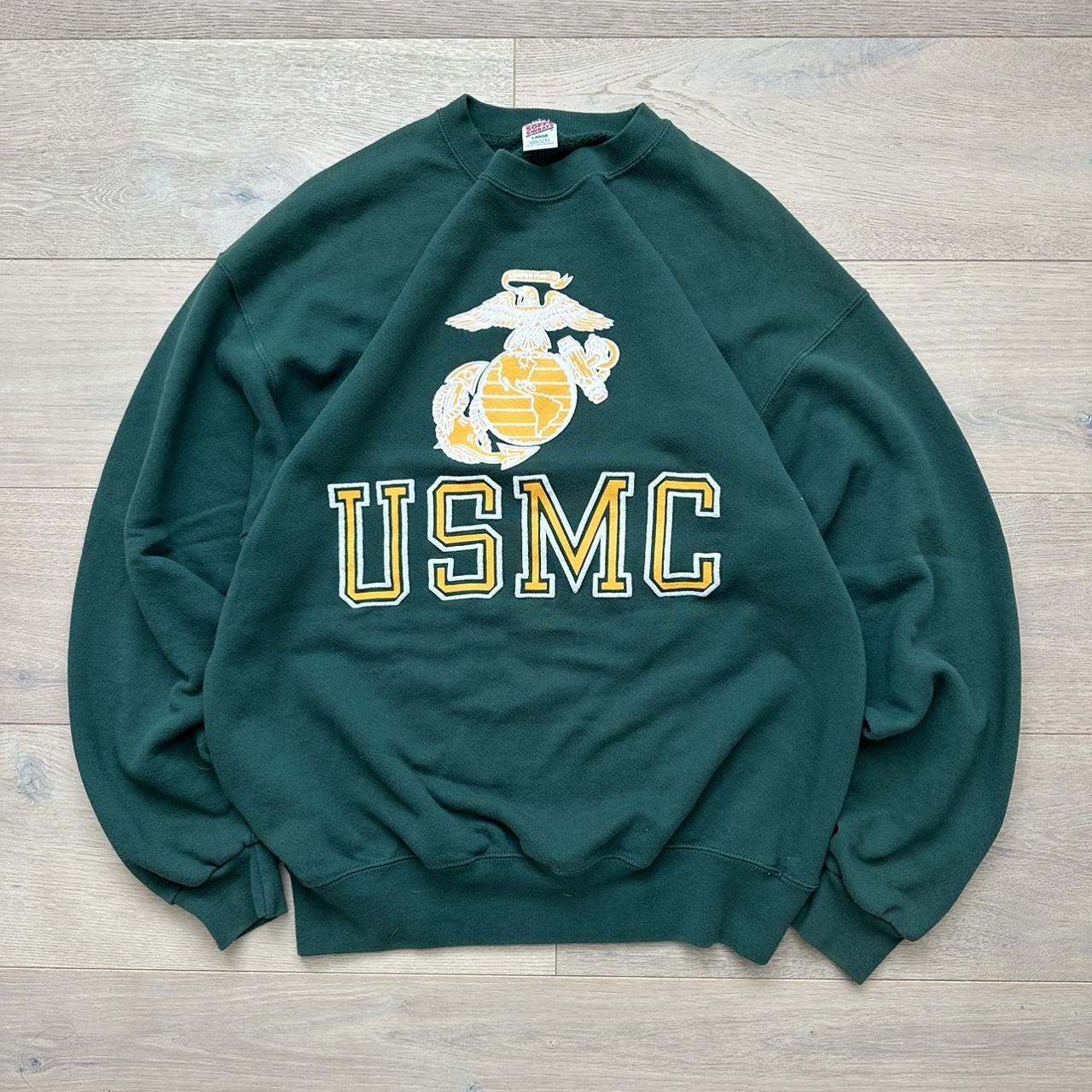 rare 90s USMC crewneck #vintage #90s #crewneck... - Depop