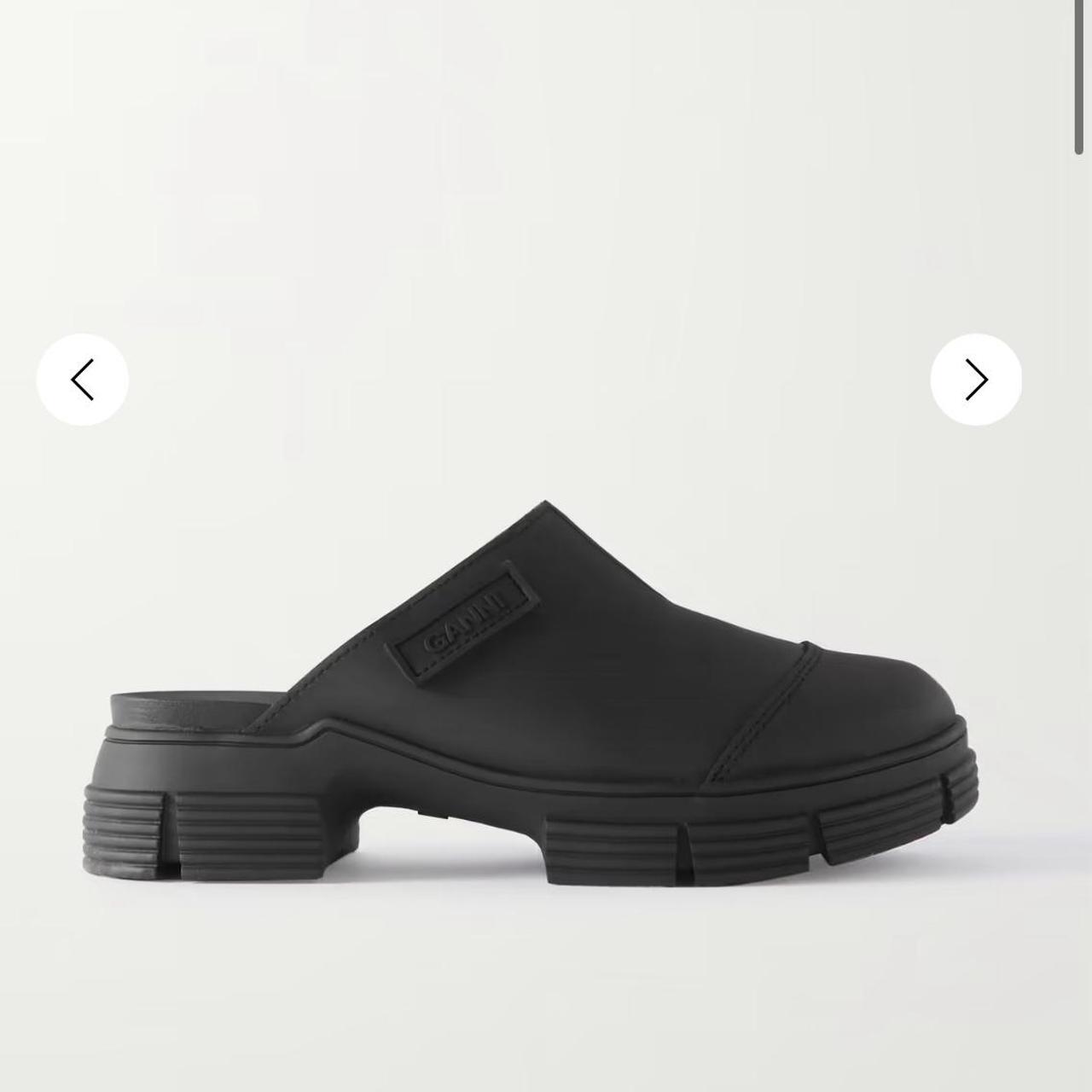 Ganni Rubber Mules / Sandals / Shoes Size 5 Slip on... - Depop