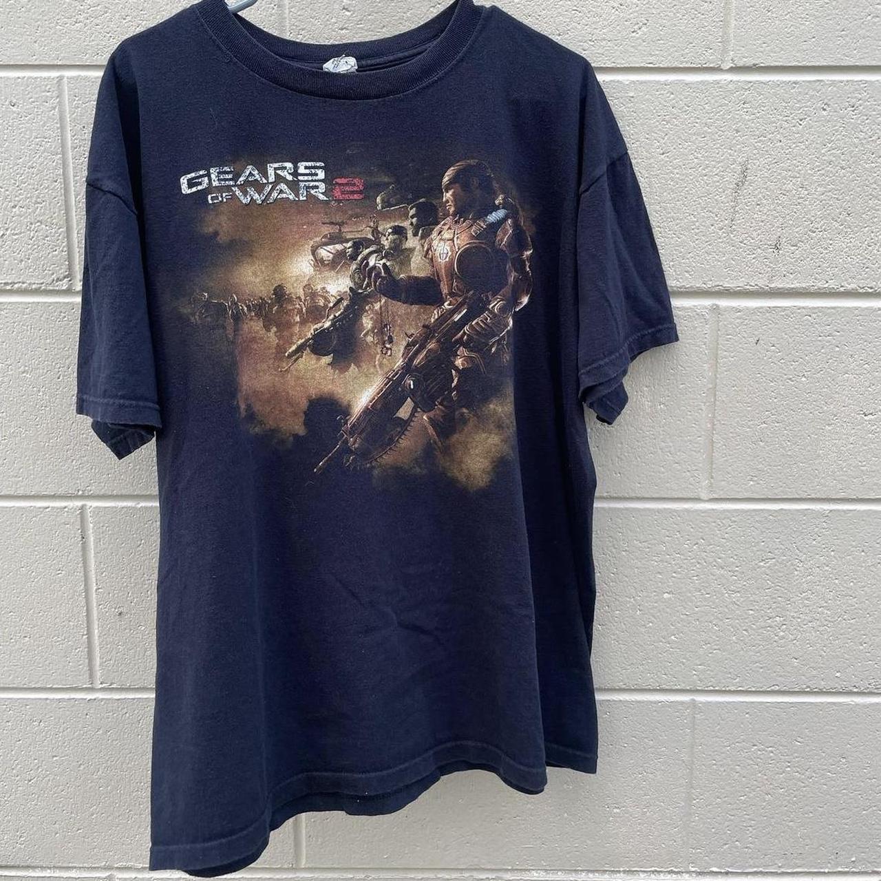 Vintage y2k Gears of War 2 tshirt 2008 Xbox gaming... - Depop