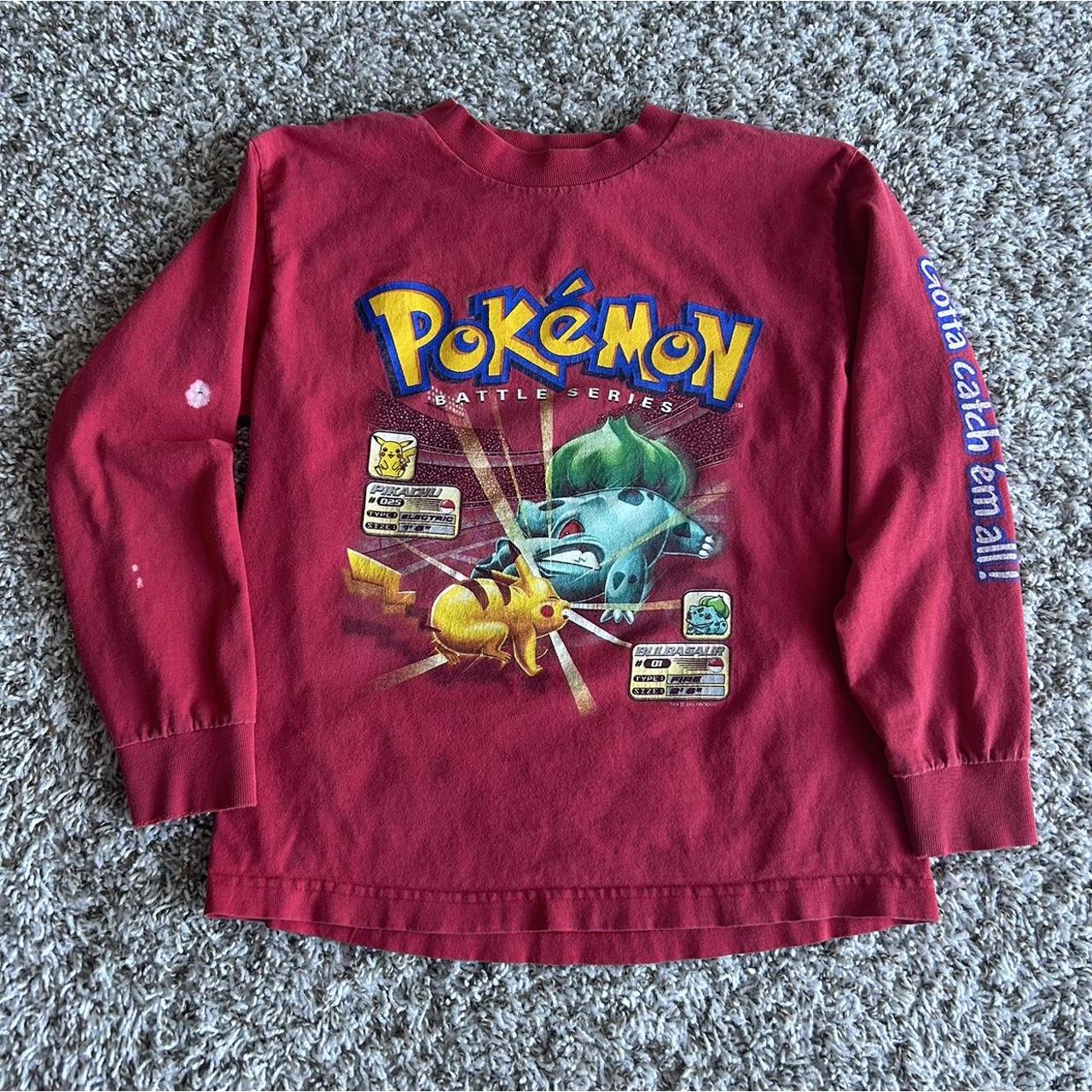 Vintage 2006 Pokemon Battle series long sleeve... - Depop