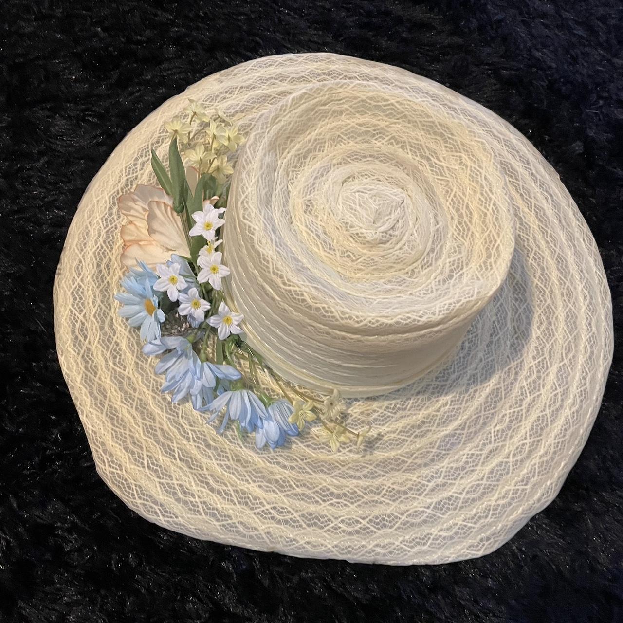 Vintage Union made cottage prairie core hat - Depop