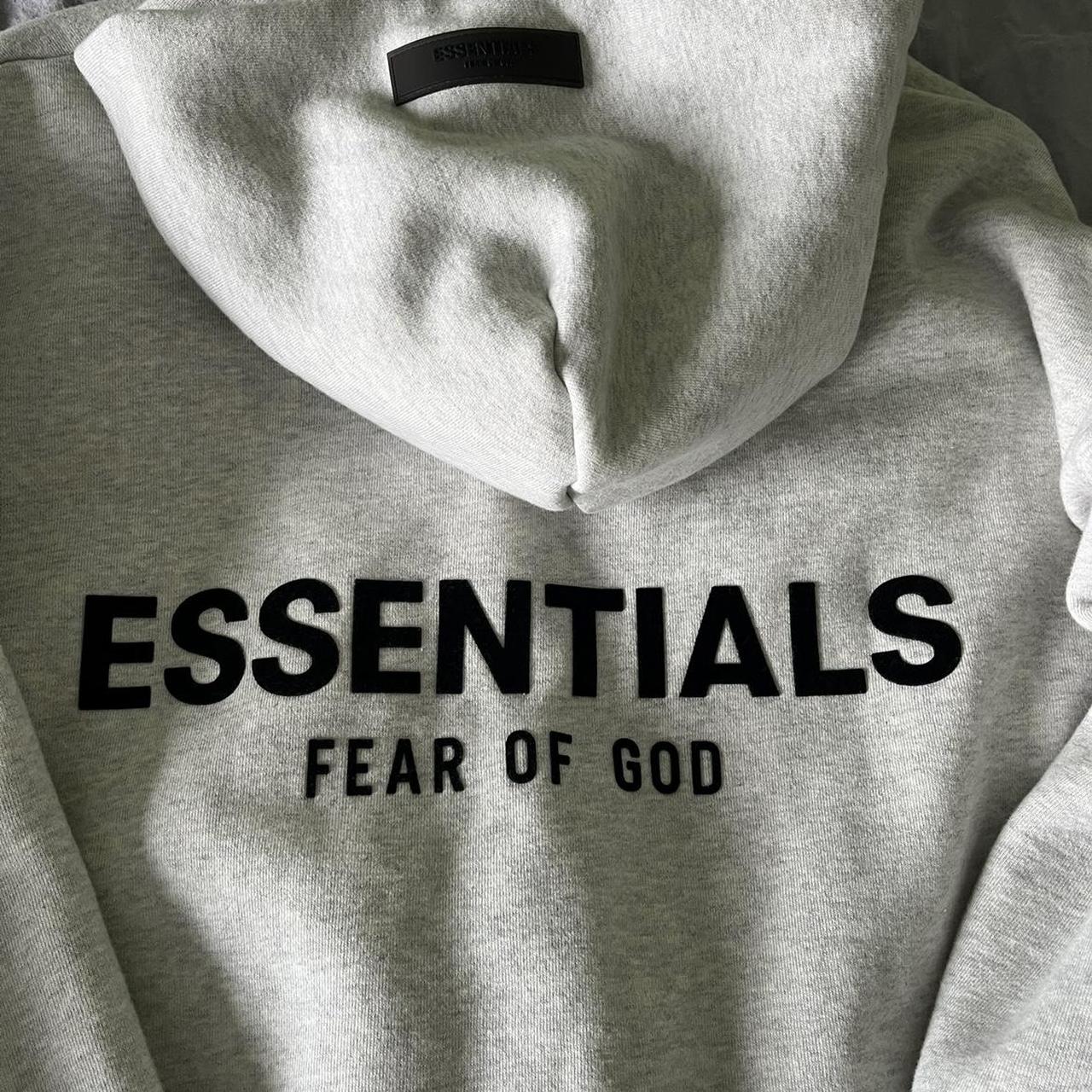 XS, light oatmeal Essential hoodie, excellent... | Depop