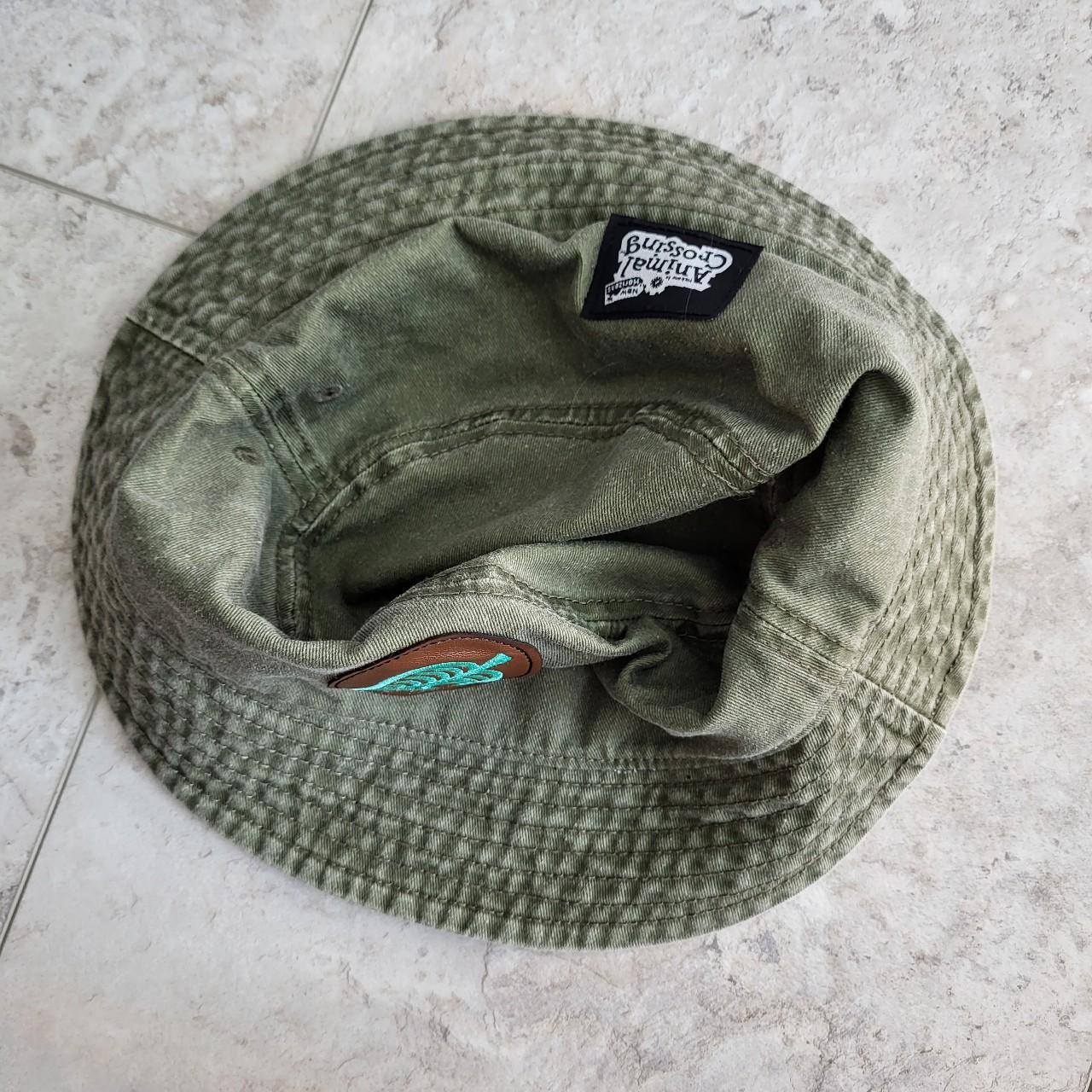 animal crossing logo bucket hat like new condition... - Depop