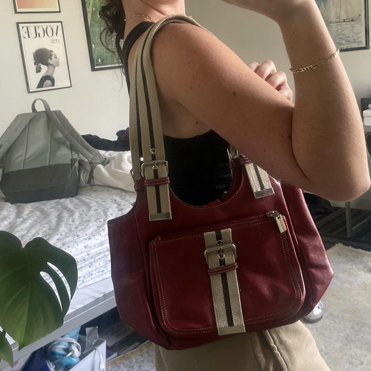 The cutest little red leather purse🥰 in lovely... - Depop