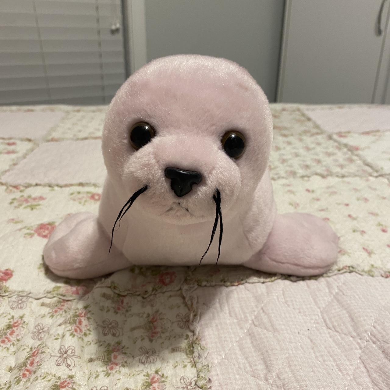pink seal plush - Depop