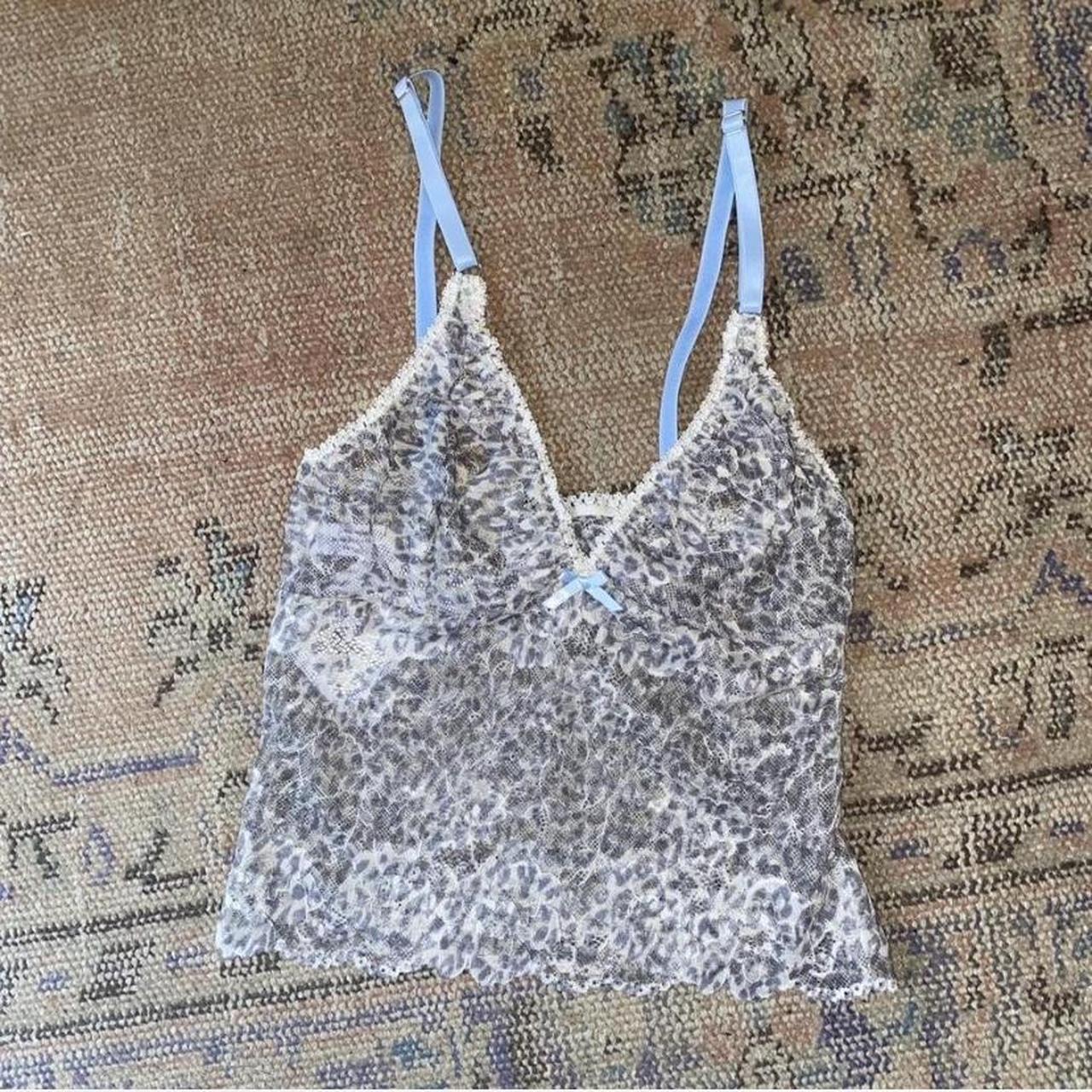 AMY CROOKES Grey lace cami sample, Size XS #lace... | Depop