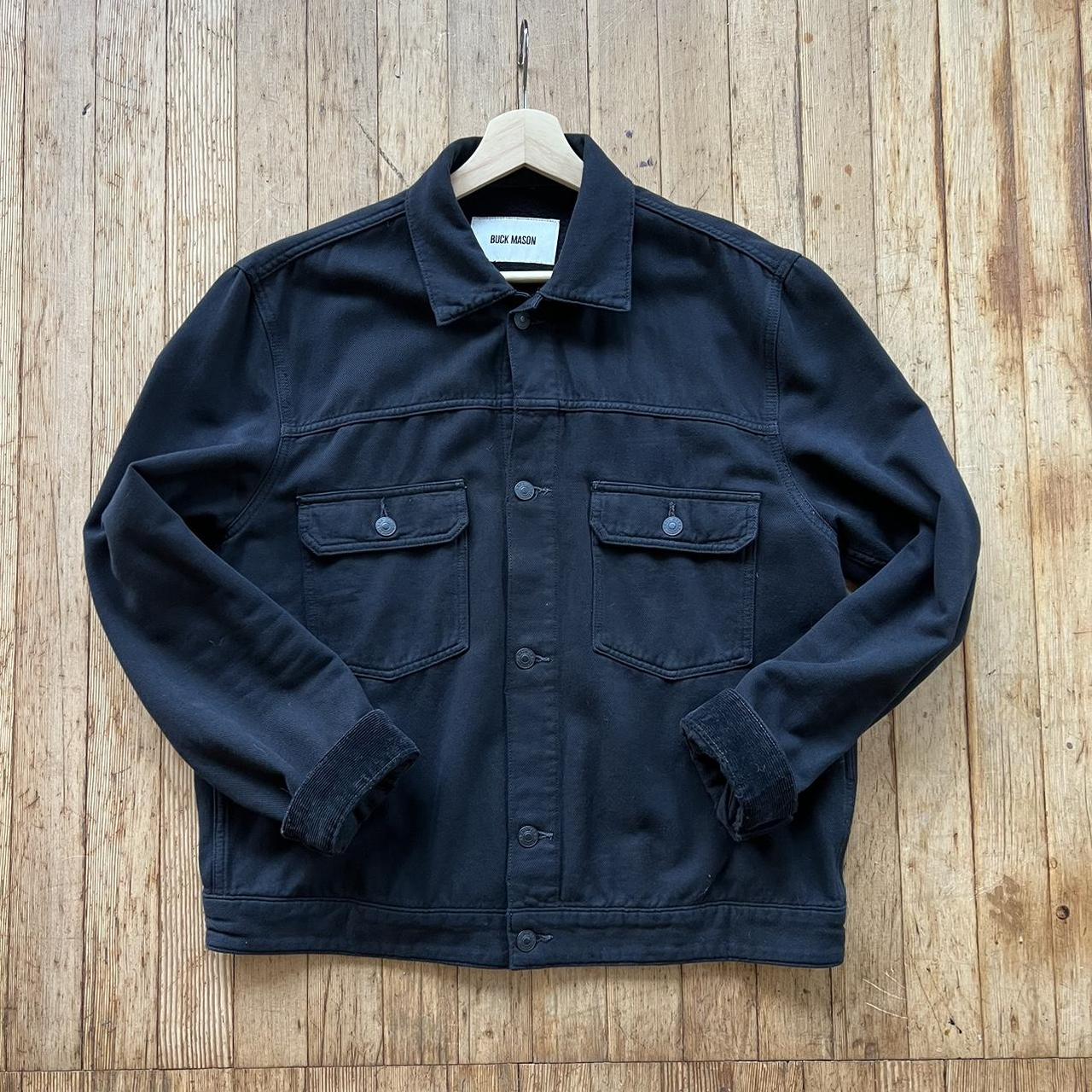 Buck Mason Men's Black Jacket | Depop