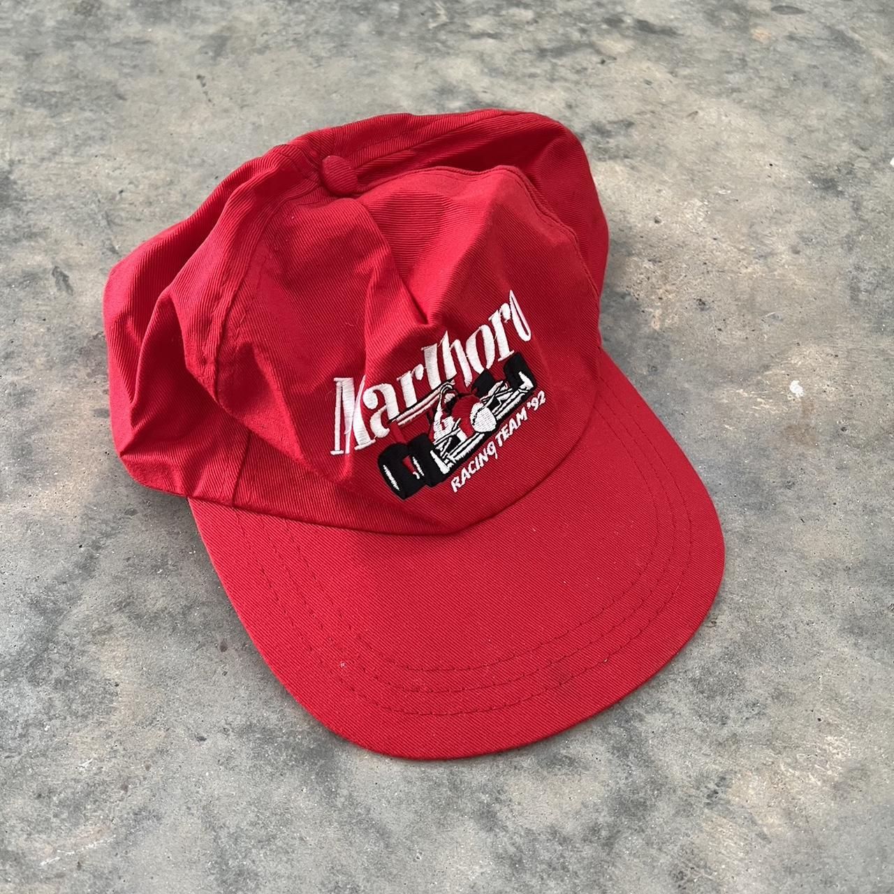 Vintage Marlboro 1992 Racing Team hat -one size... - Depop