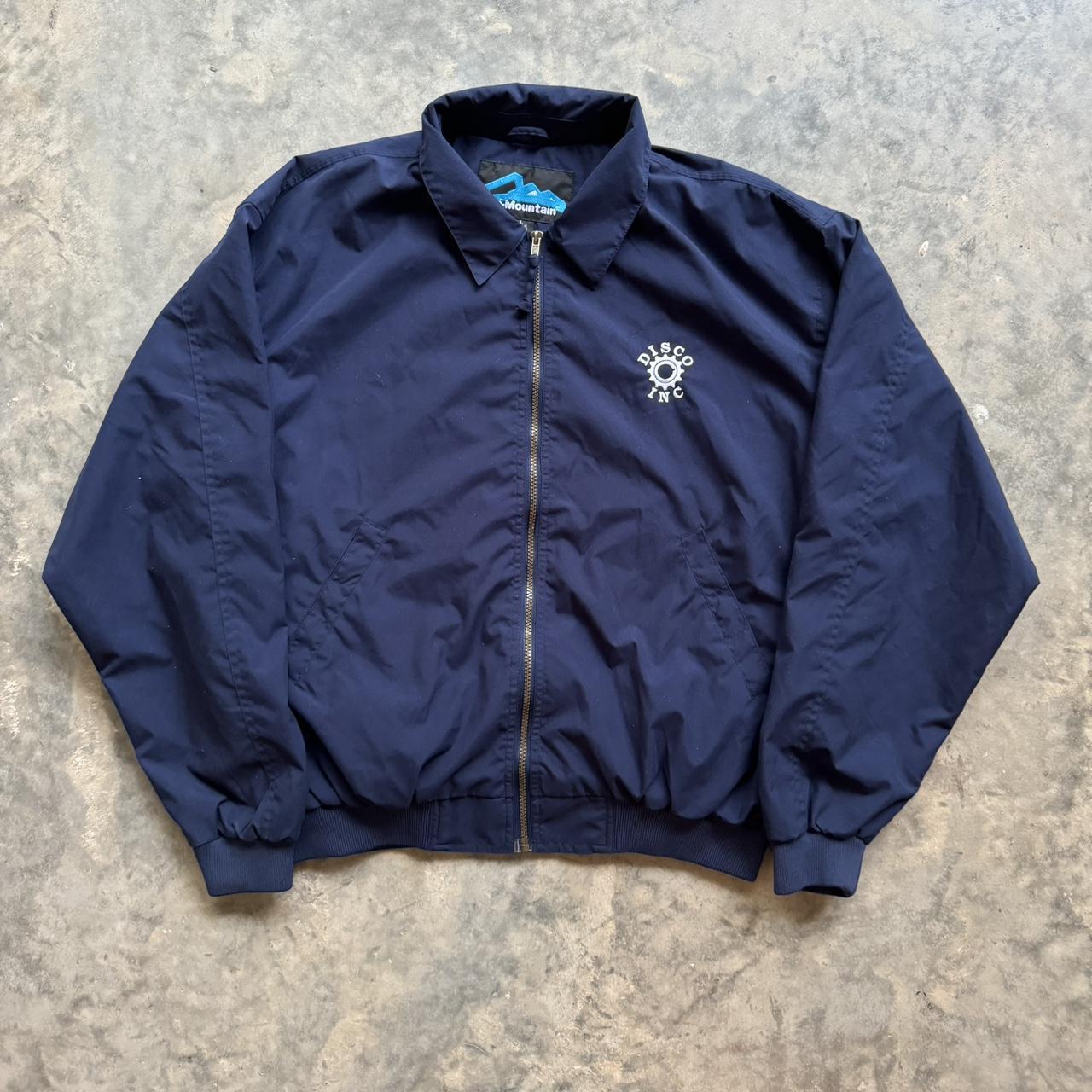 Vintage Boxy Workwear Zip-up Jacket -size large... - Depop