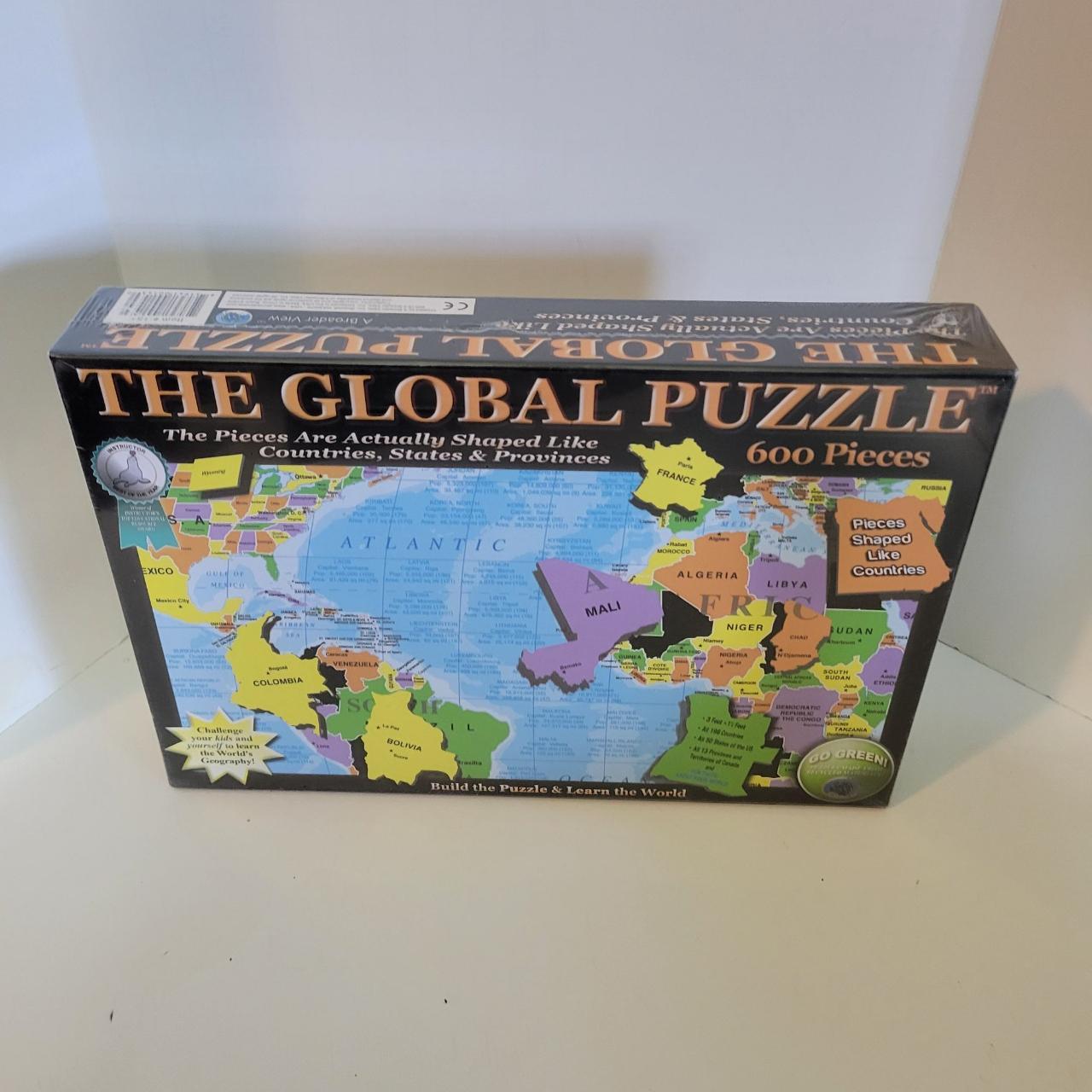 The Global Puzzle 600 Pieces Countries States a... - Depop