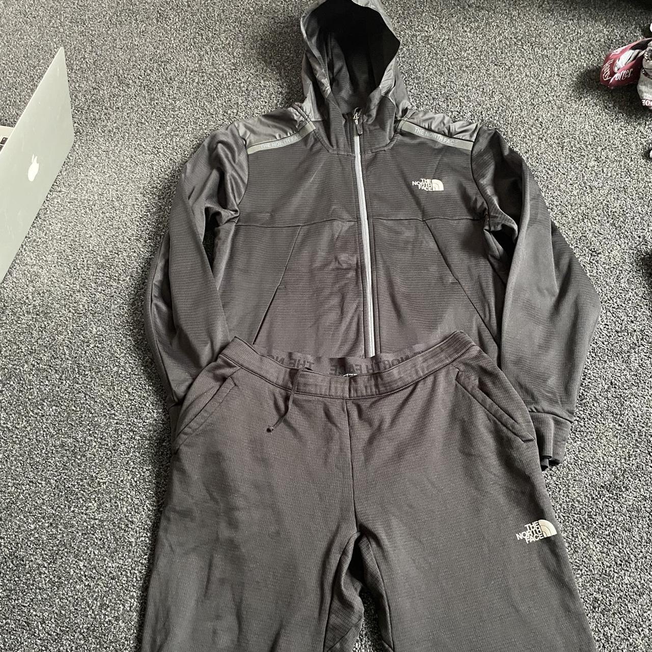 Black northface tracksuit, men’s size L I would... - Depop