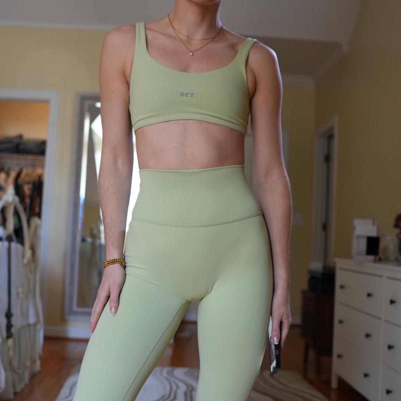Set Active Luxeform Set in Giada Green Size XS both... - Depop