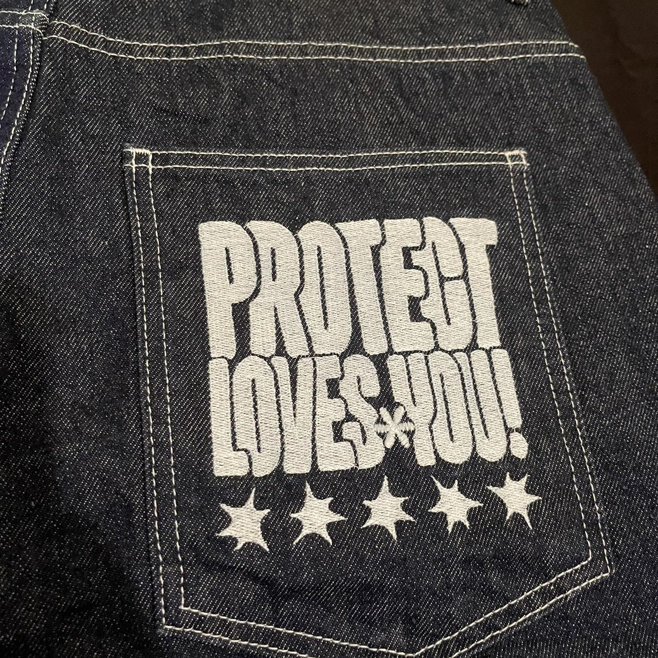 protect ldn ply jorts size L condition 10/10 (never... - Depop