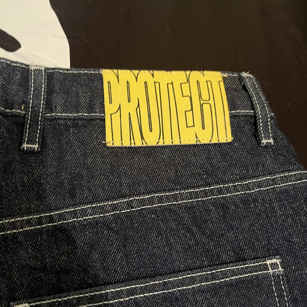 protect ldn ply jorts size L condition 10/10 (never... - Depop