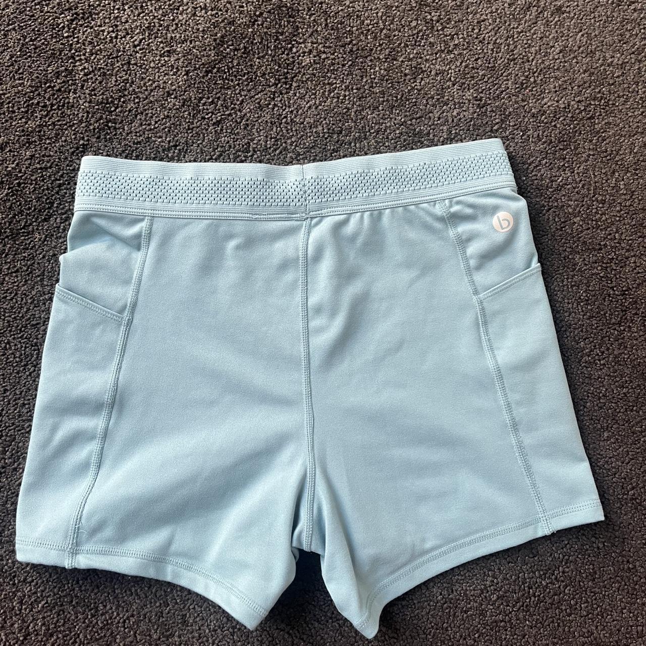 Light blue gym shorts - Worn but in perfect... | Depop