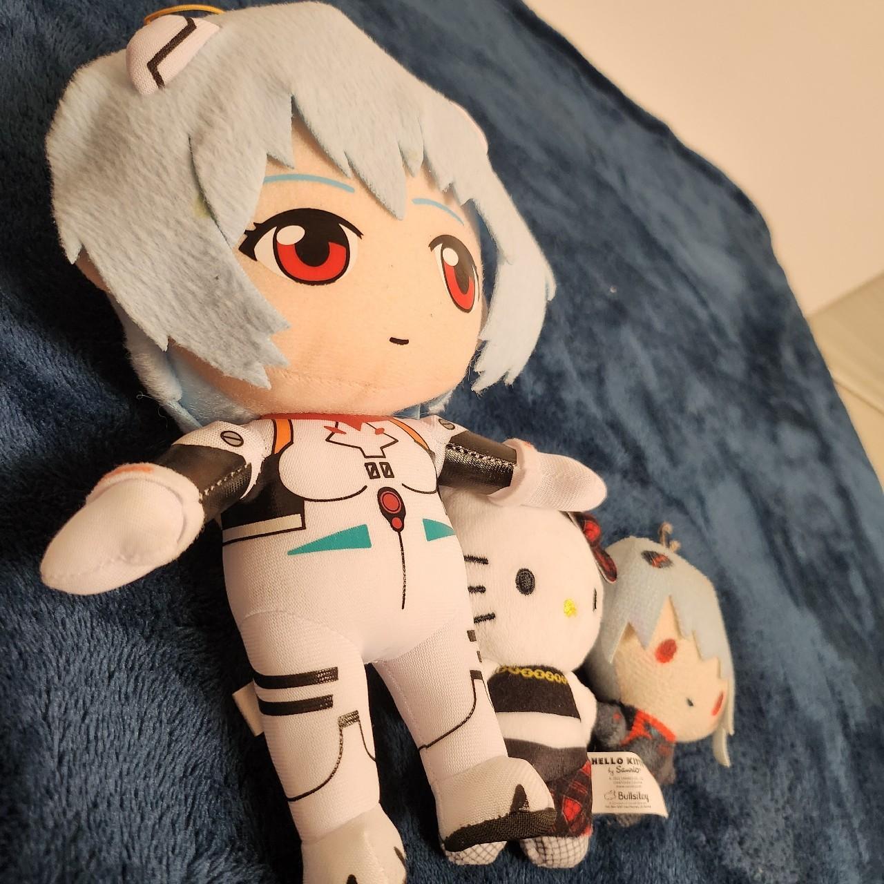 Silly Plush Bundle🤍 Hello Kitty Small Plush Ayanami... - Depop