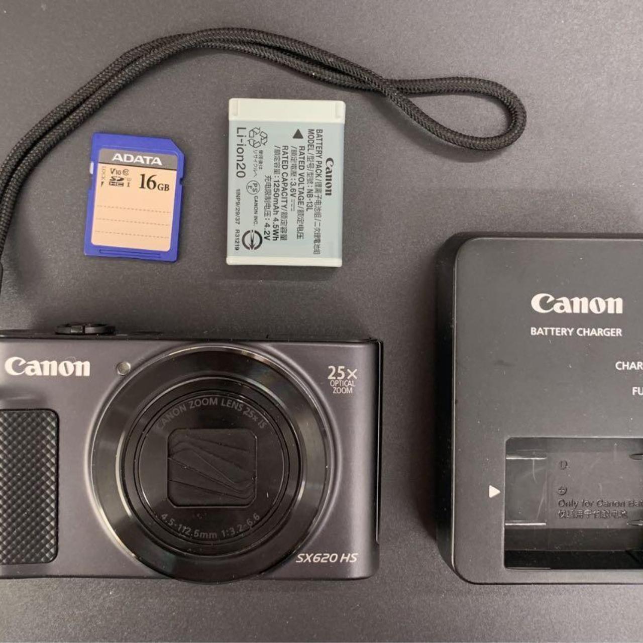 Canon Compact Digital Camera Power Shot SX620HS Black - Depop