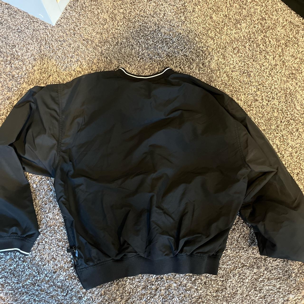 vintage nike team nylon sweater size small, fits... - Depop