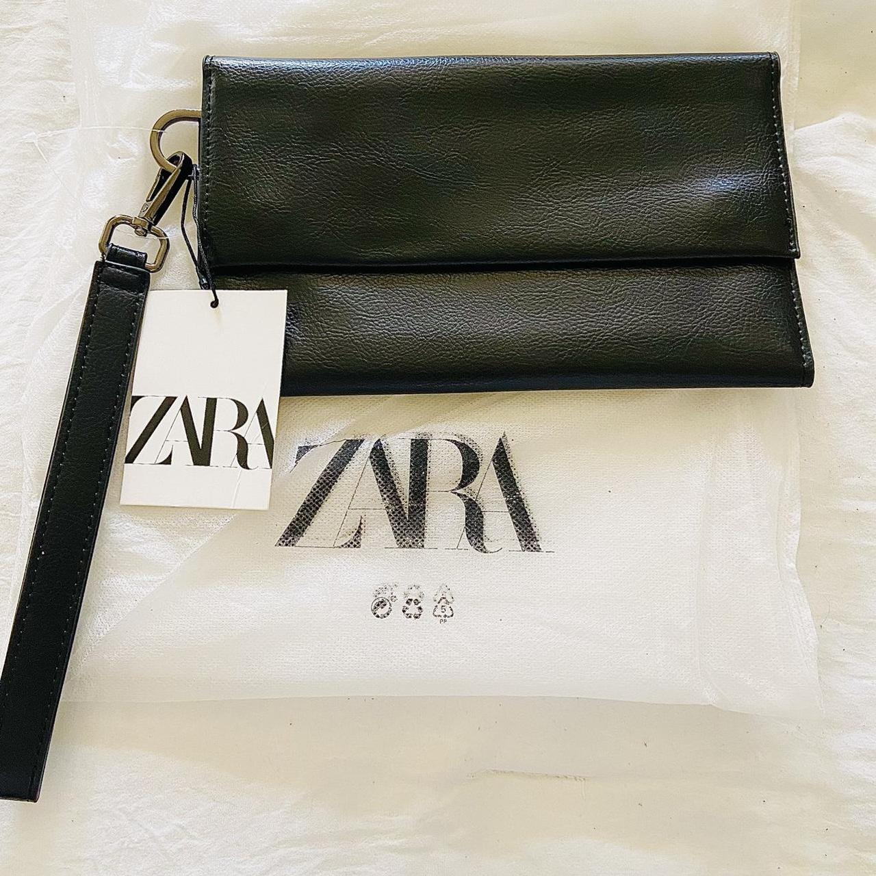 Black Zara wallet with tag! it’s pretty big and can... - Depop