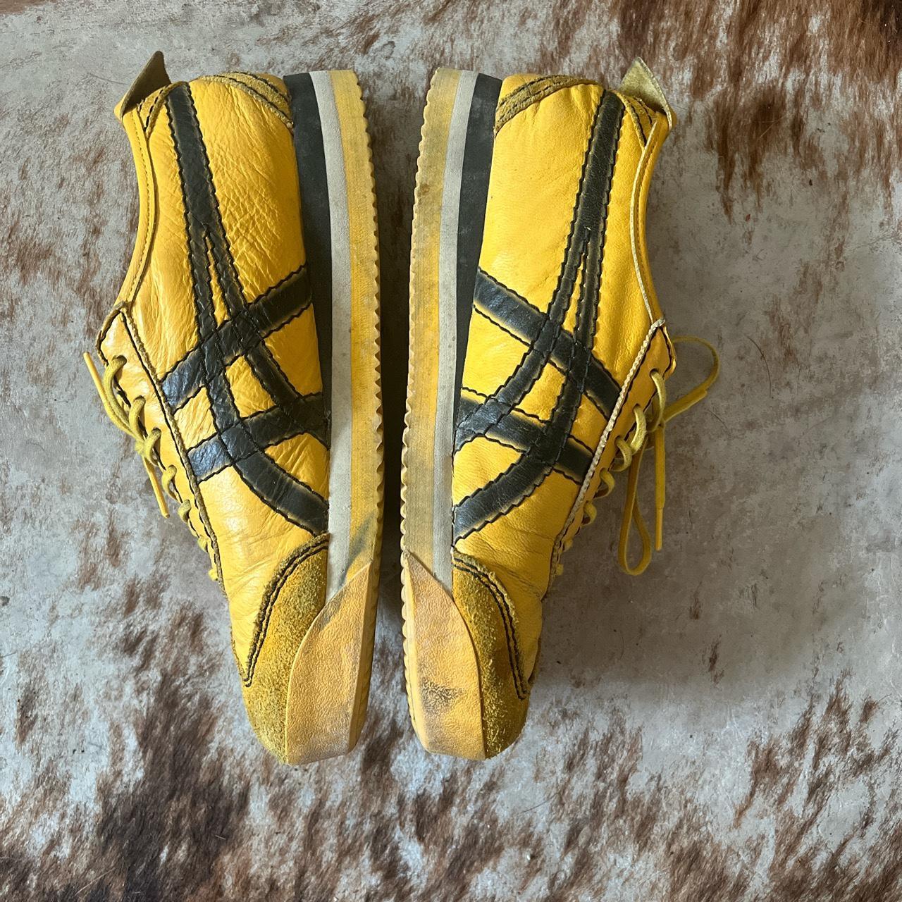 Slightly platform Yellow onitsuka tiger sneakers... - Depop