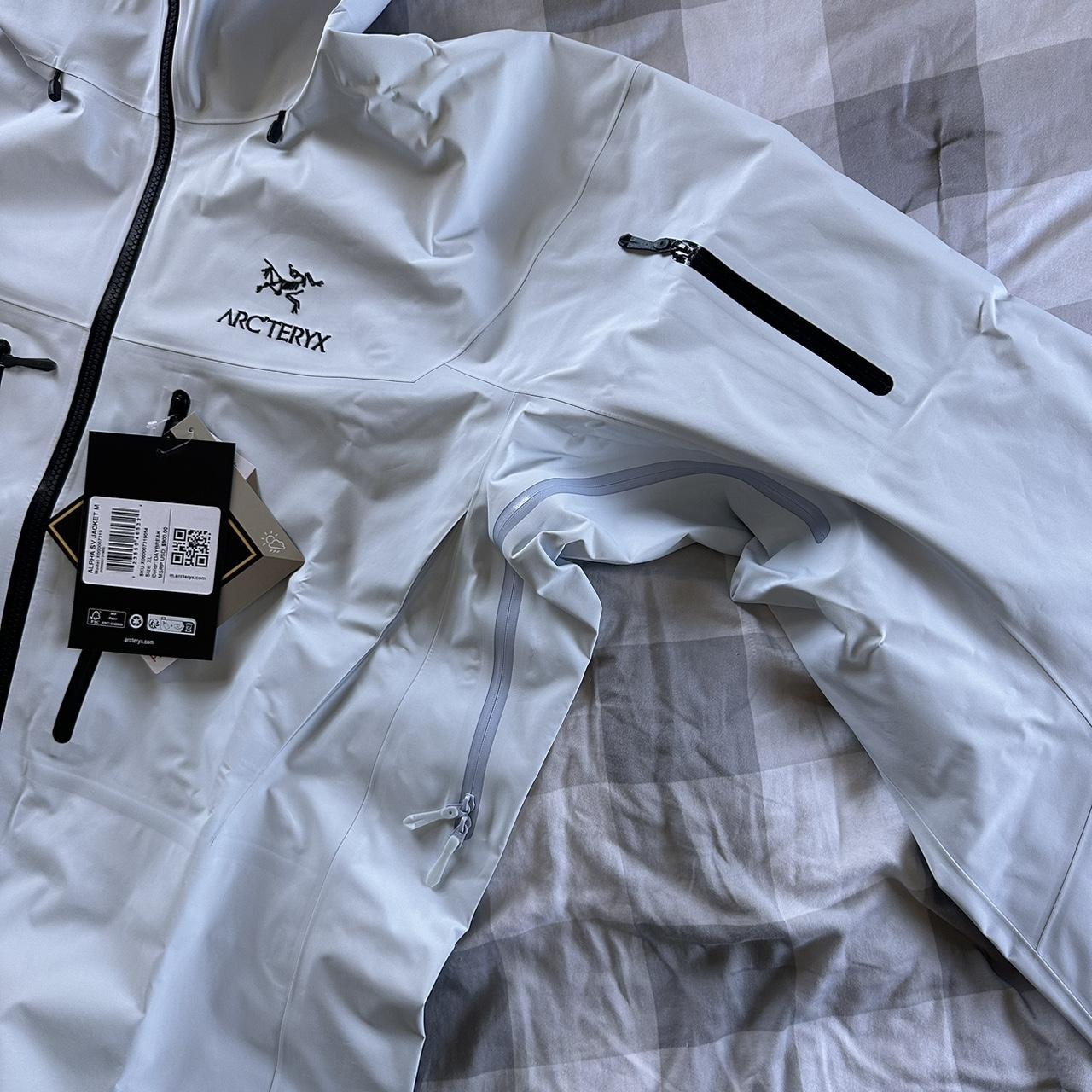 Arc’teryx Alpha SV Daybreak (light blue) Waterproof... - Depop