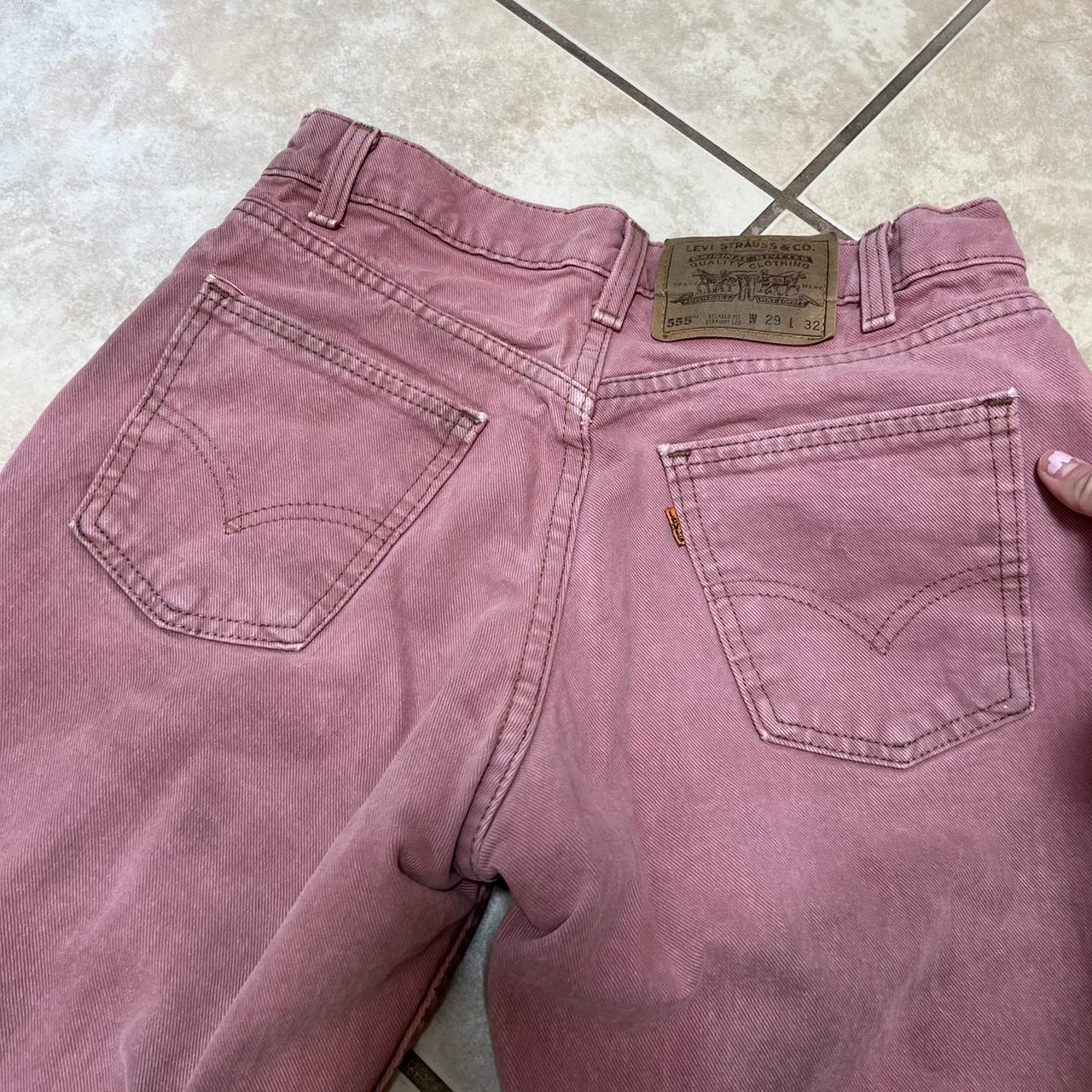 Levi's Women's Pink Jeans | Depop