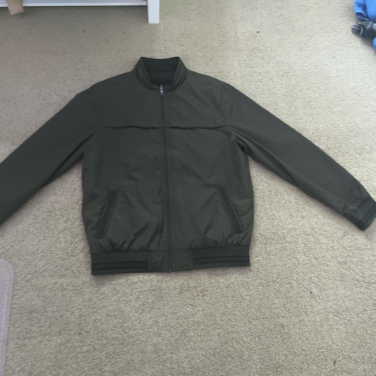 Black lightweight bomber jacket #bomberjacket it’s... | Depop