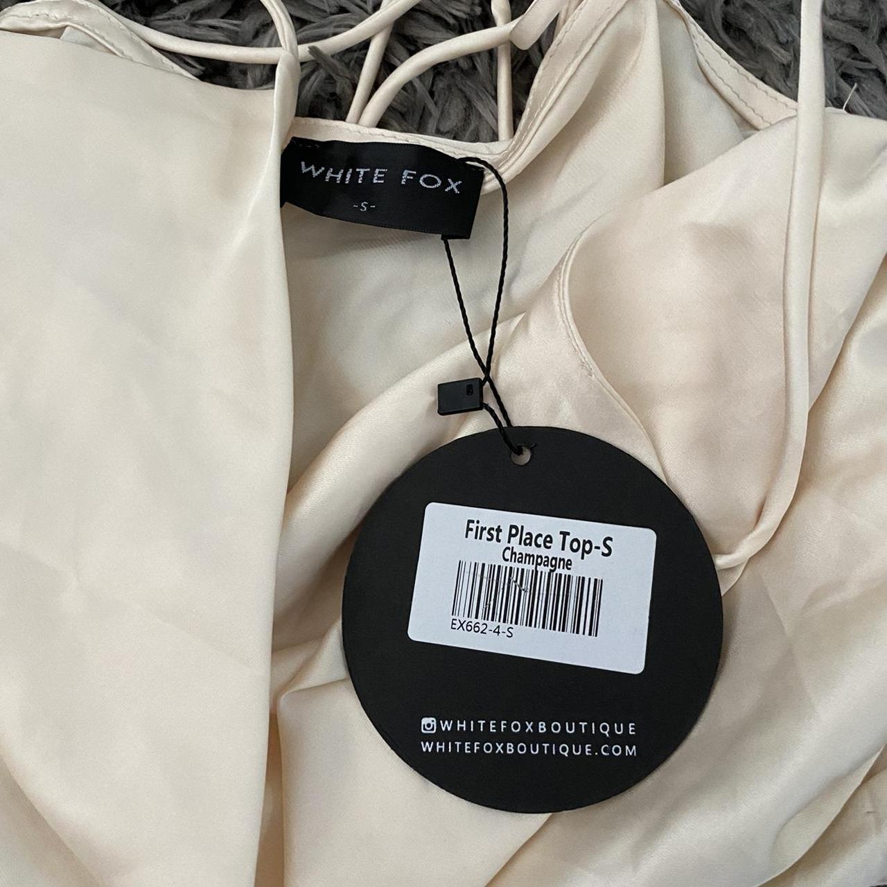 BRAND NEW White Fox Tank - Depop