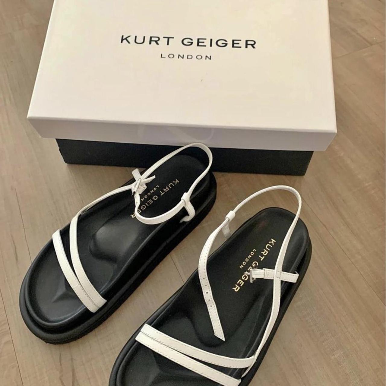 Kurt Geiger Women's Black Sandals | Depop