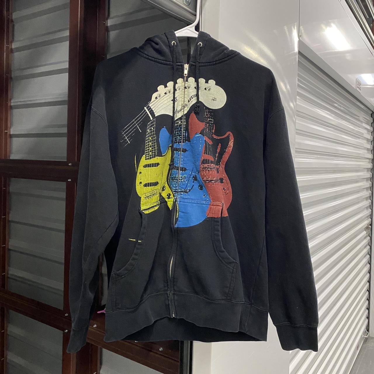 2000s Fender Guitar Jacket Size: Medium See... | Depop