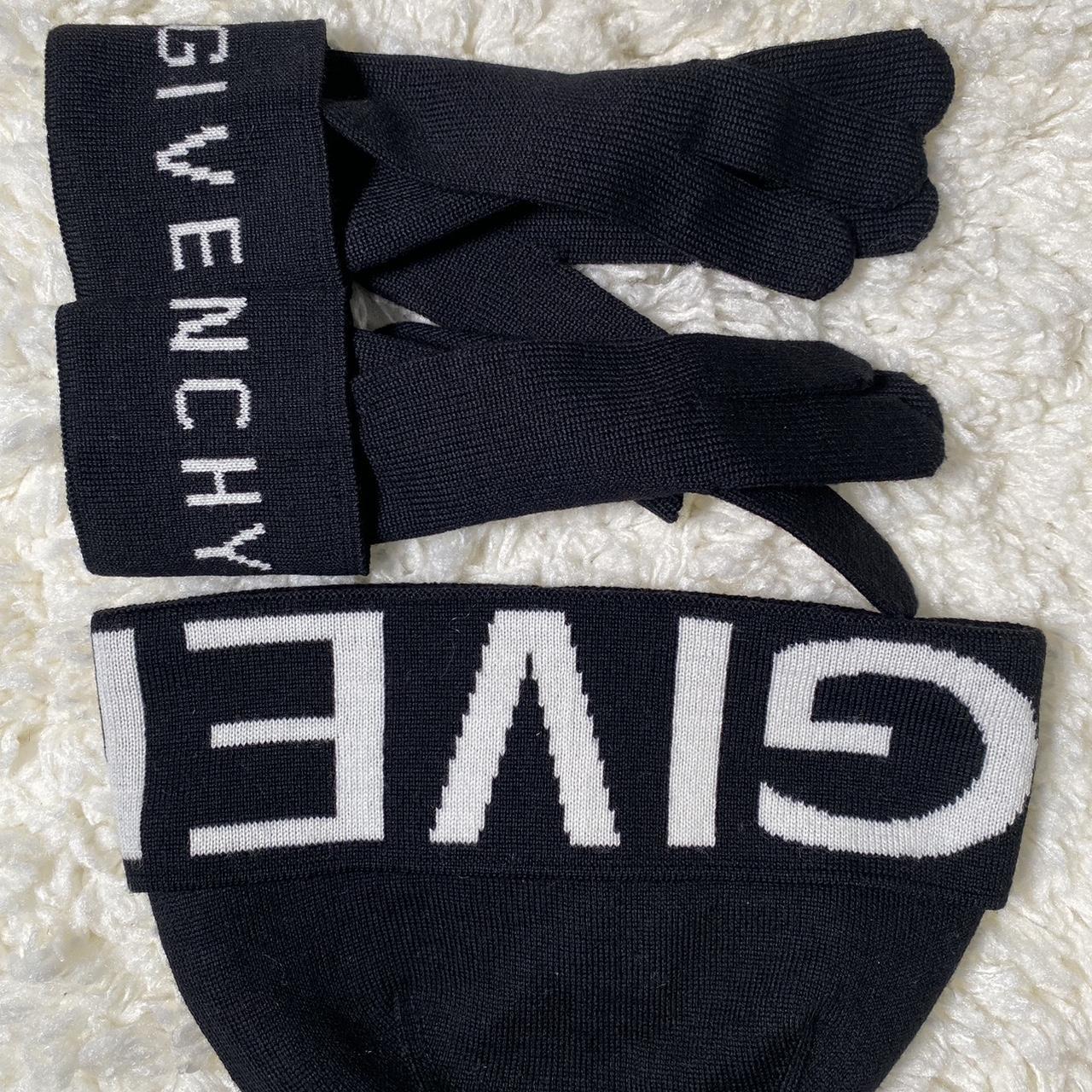 BRAND NEW Signature Givenchy brand hat and gloves... - Depop
