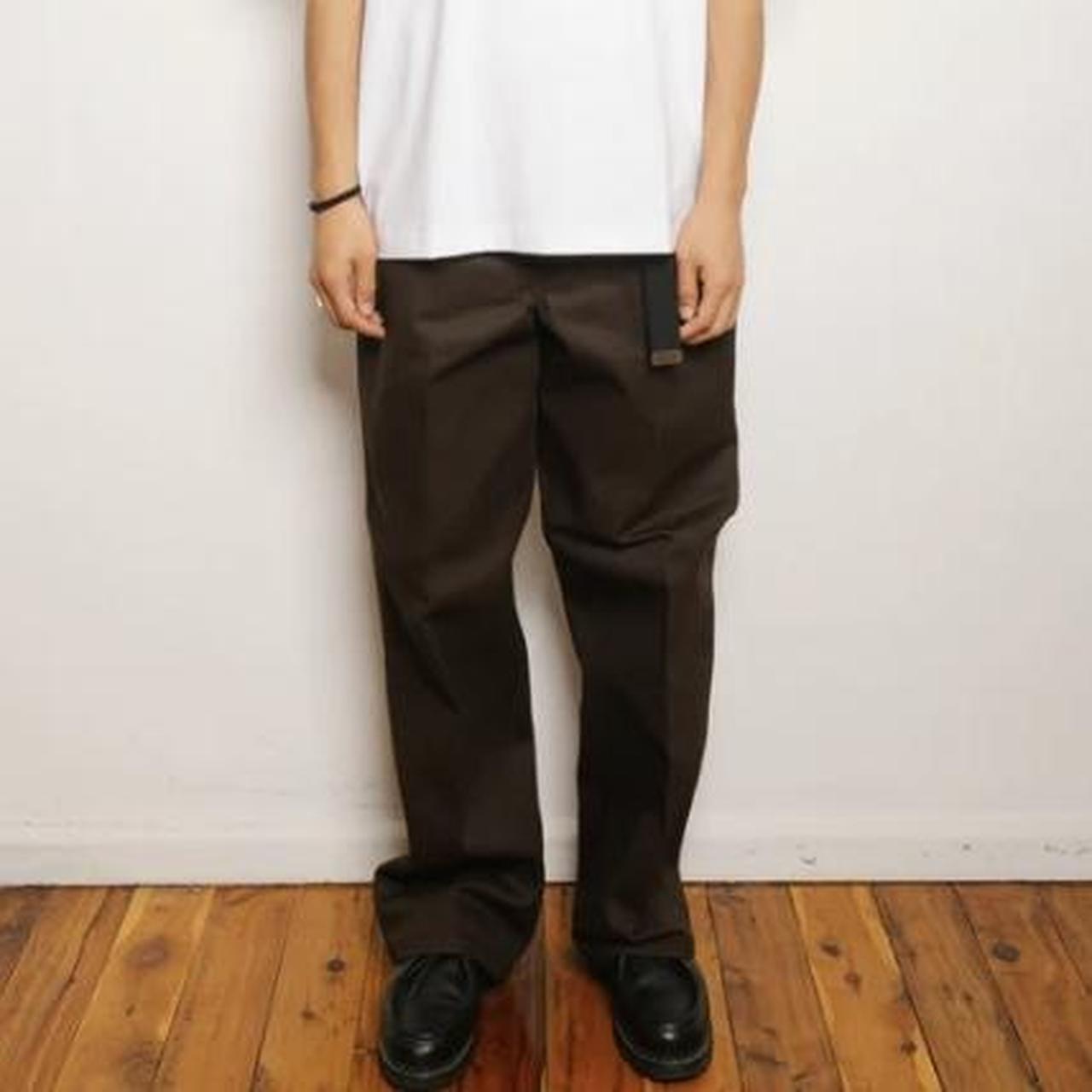 Brown trousers with a good fit L32 X W56 - 4... - Depop