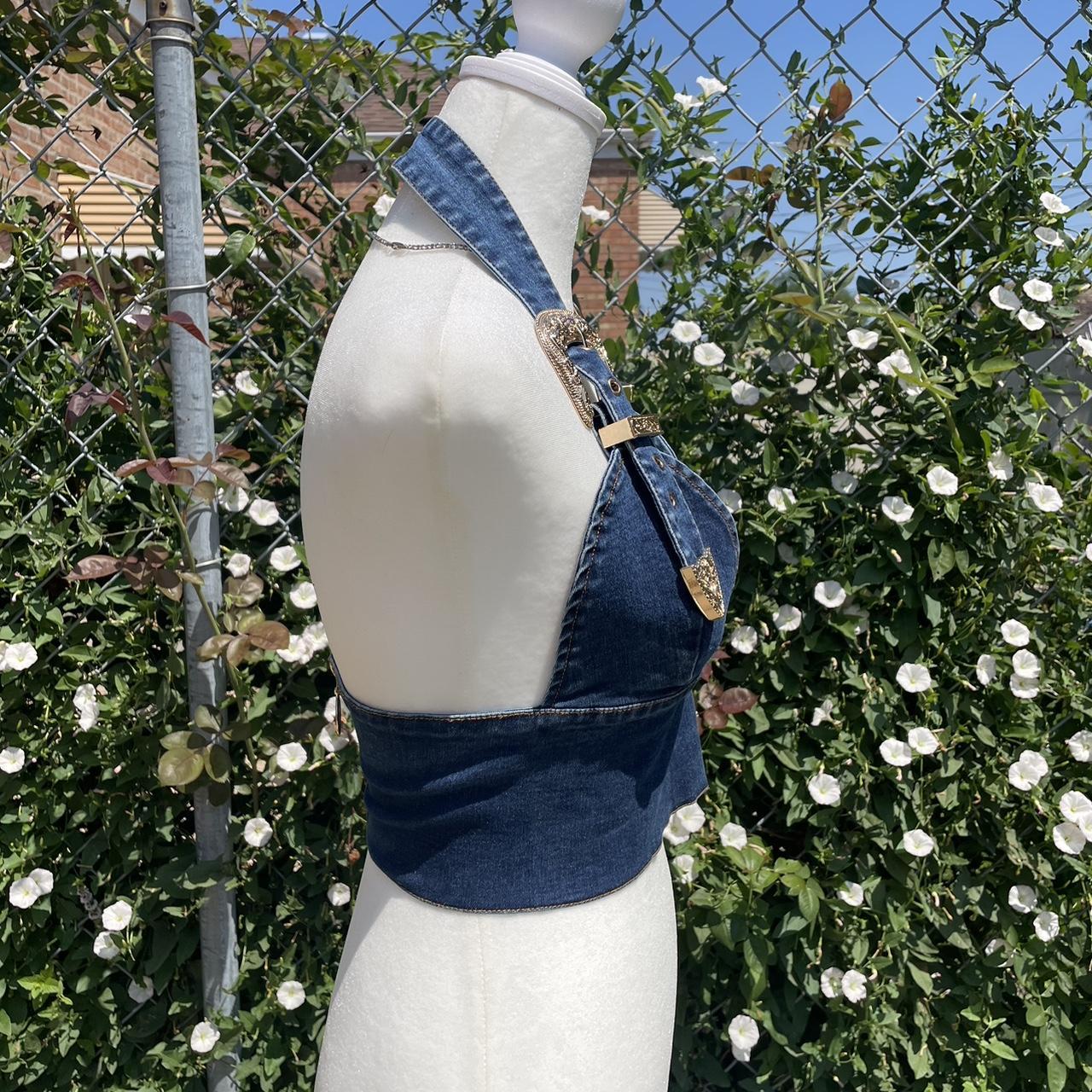 Cute adjustable buckle top 🪄🩵 This cute buckle top... - Depop