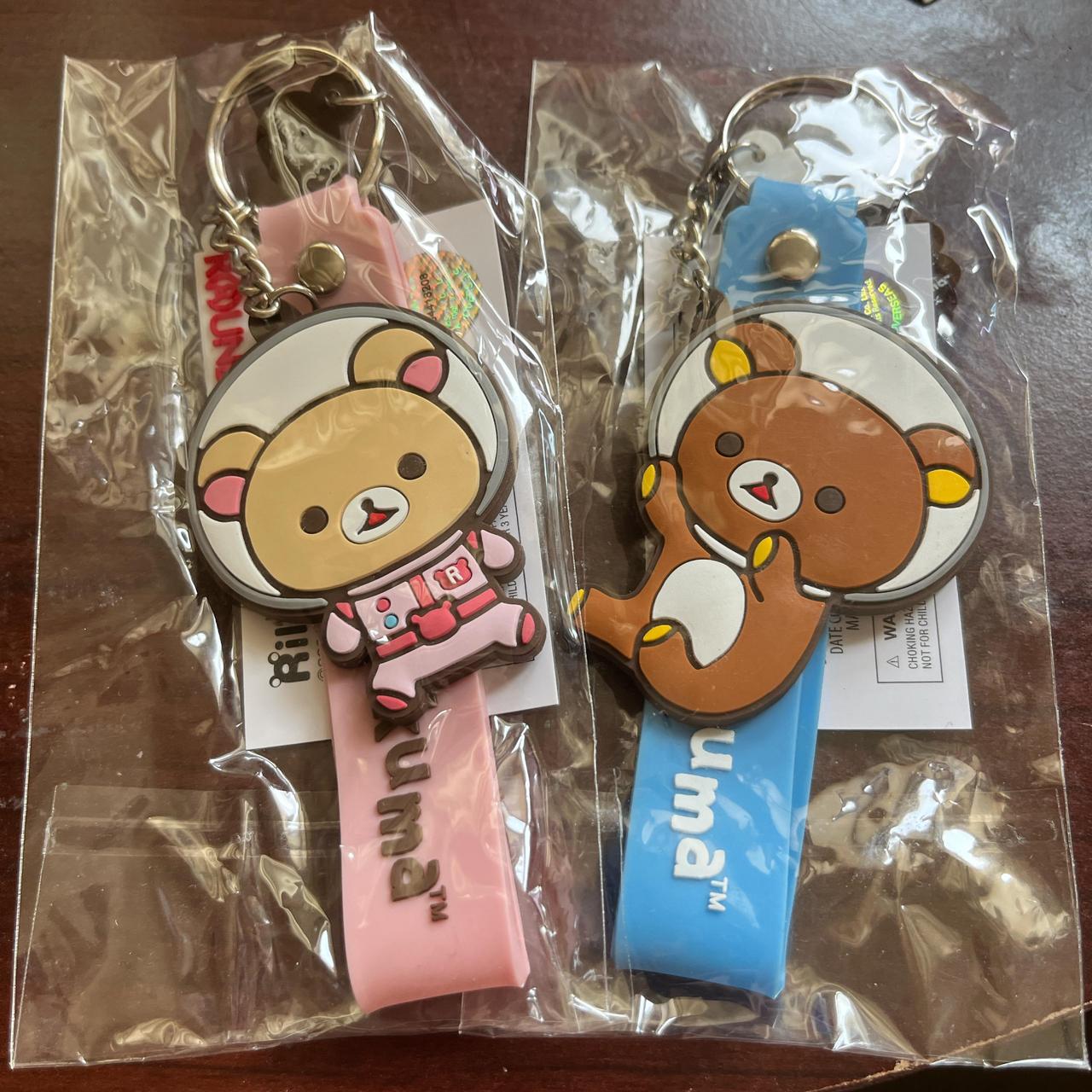 Rilakkuma Keychains space keychains!! :3 #round1... - Depop