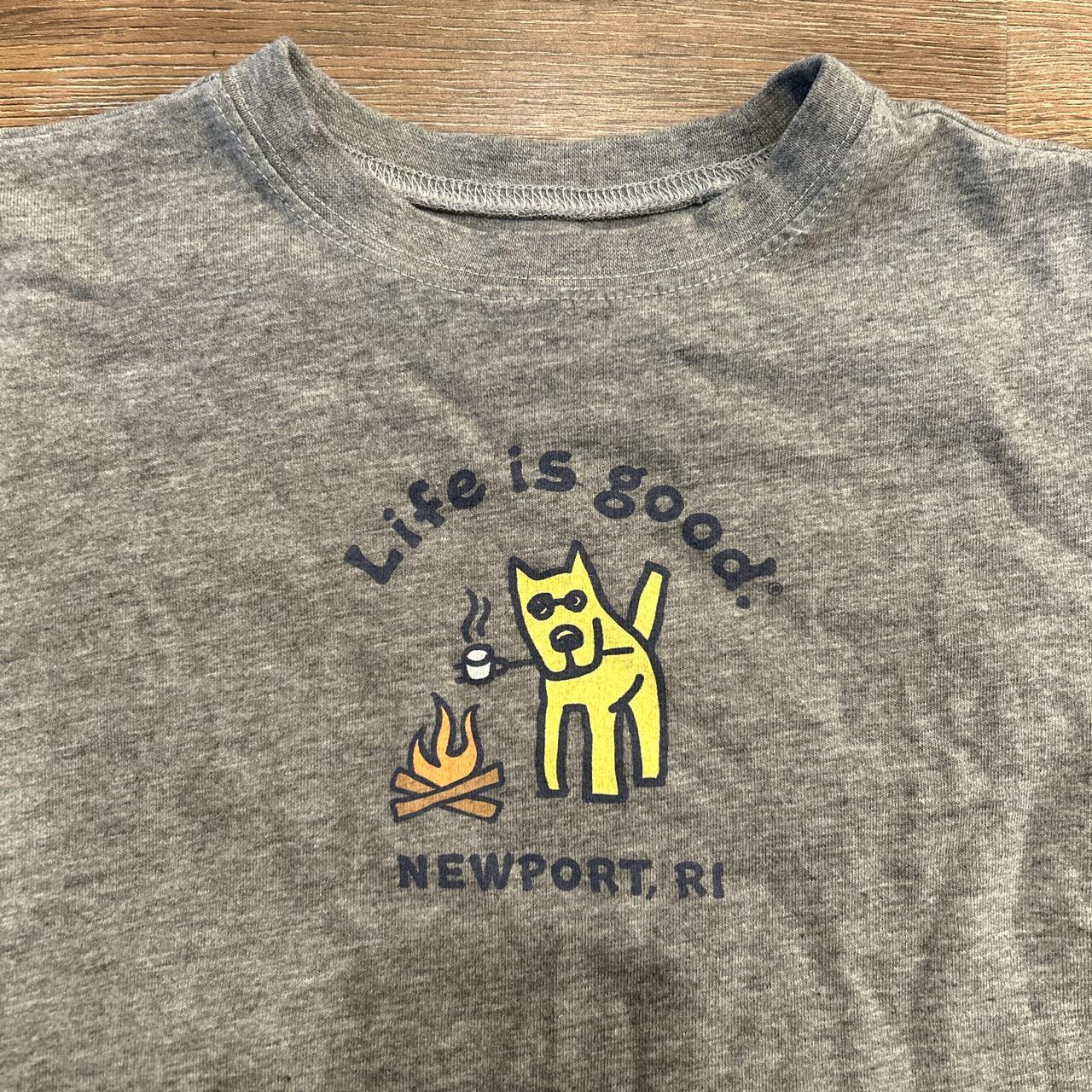 Life is good baby tee Gently worn, no flaws - Depop