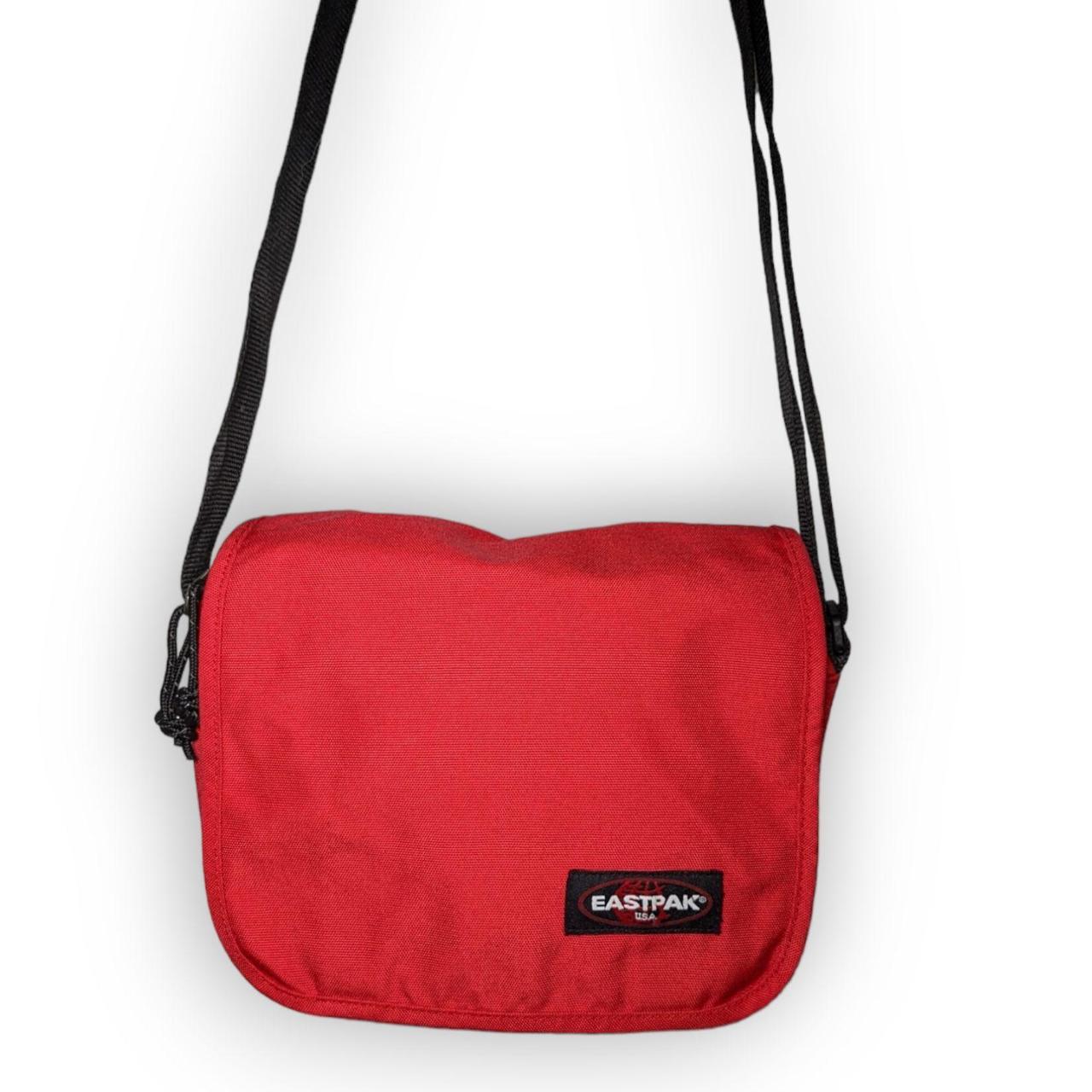 Eastpak Red Messenger Shoulder Bag School College... - Depop