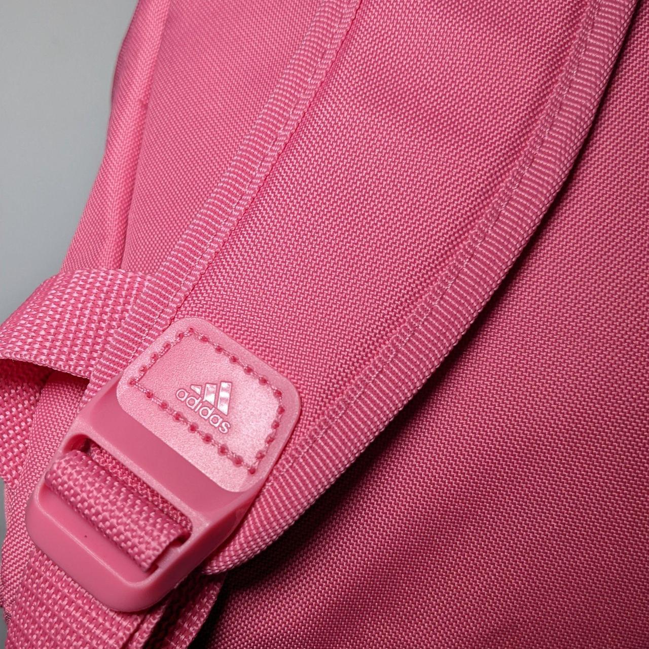 Adidas Women's Pink Canvas Backpack School College... - Depop