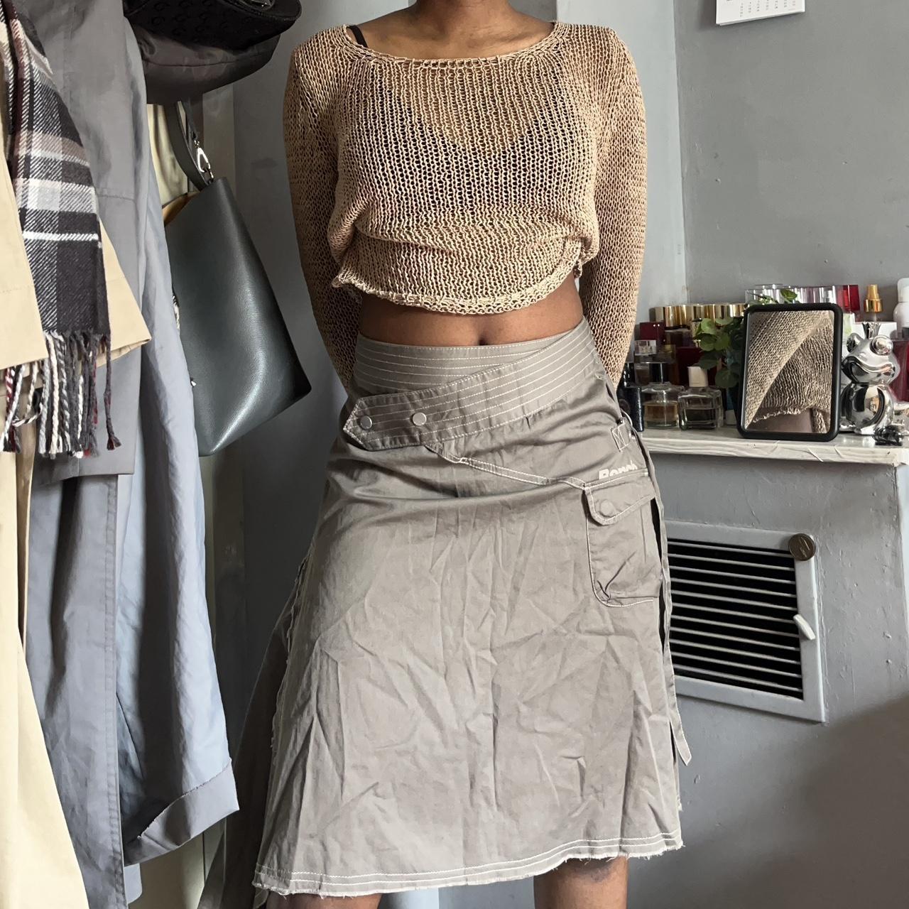 Bench Women's Khaki Skirt | Depop