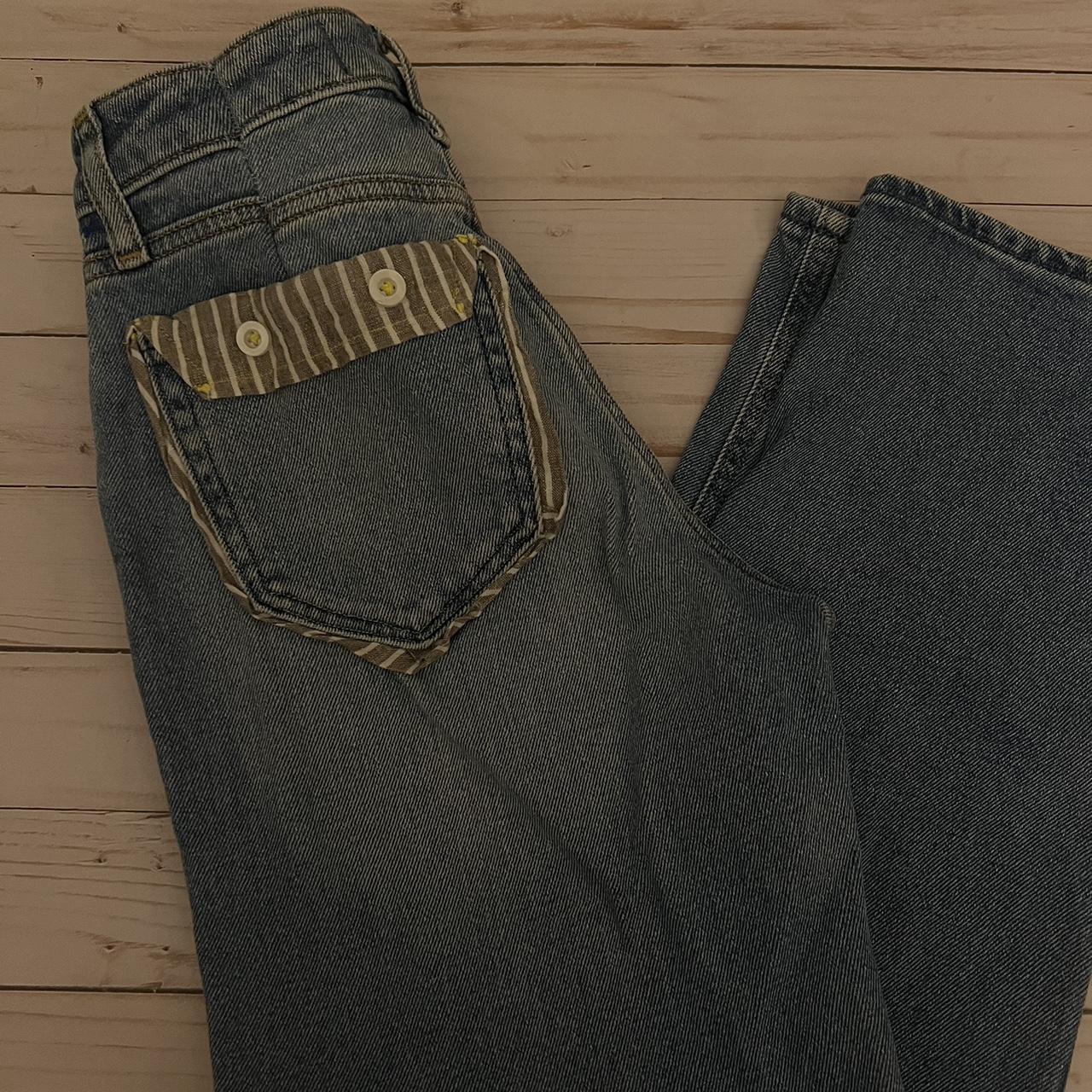 PATCHWORK HOLLISTER JEANS HIGH TO MID RISE SIZE 00 23” - Depop